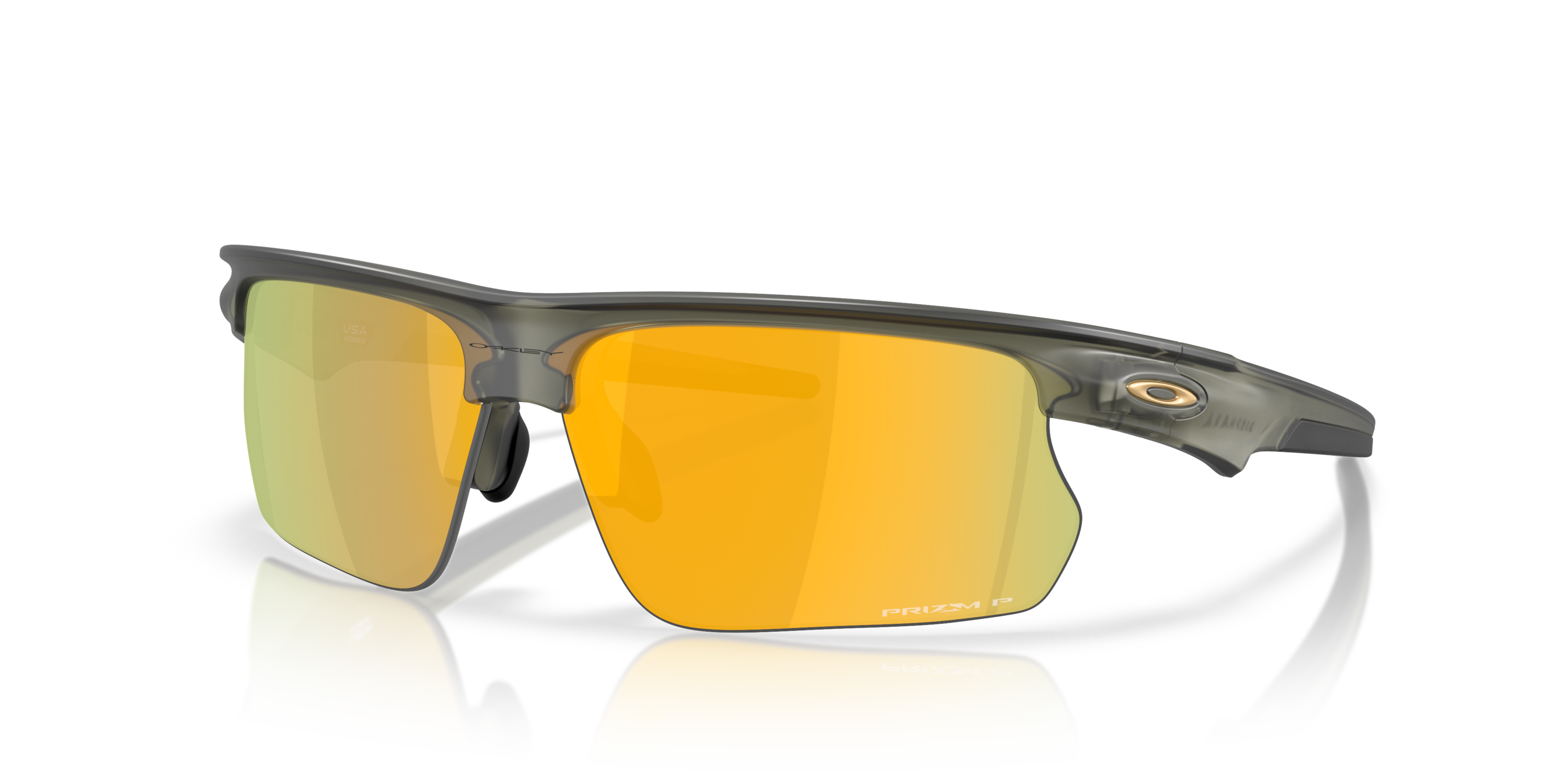 BiSphaera™ Prizm 24K Polarized Lenses, Matte Olive Ink Frame Sunglasses ...