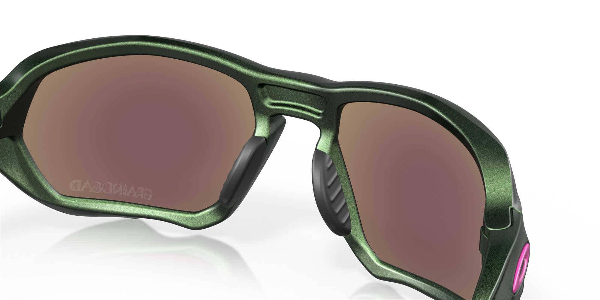 Oakley Plazma x Brain Dead Sunglasses with Green Frame and Prizm ...