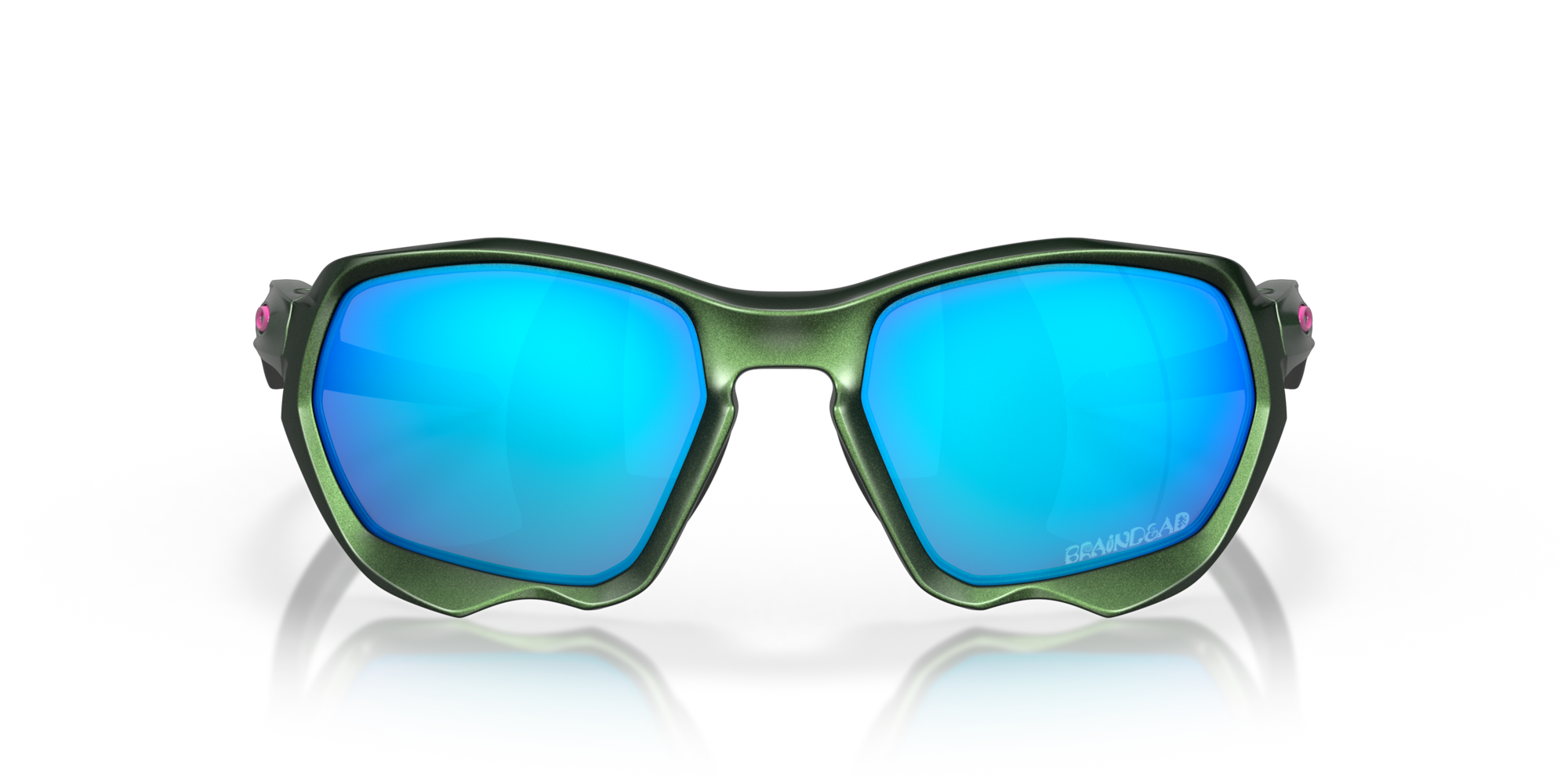Oakley Plazma x Brain Dead Sunglasses with Green Frame and Prizm ...