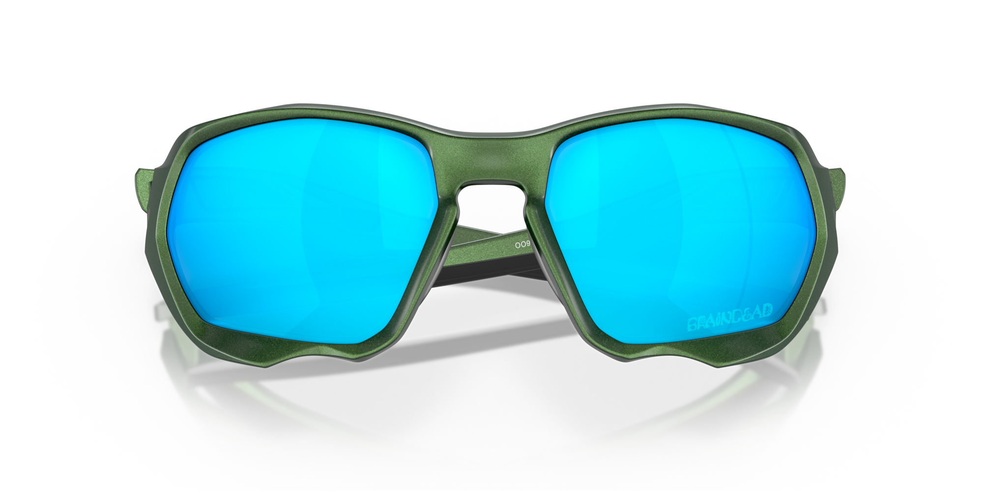 Oakley Plazma x Brain Dead Sunglasses with Green Frame and Prizm ...
