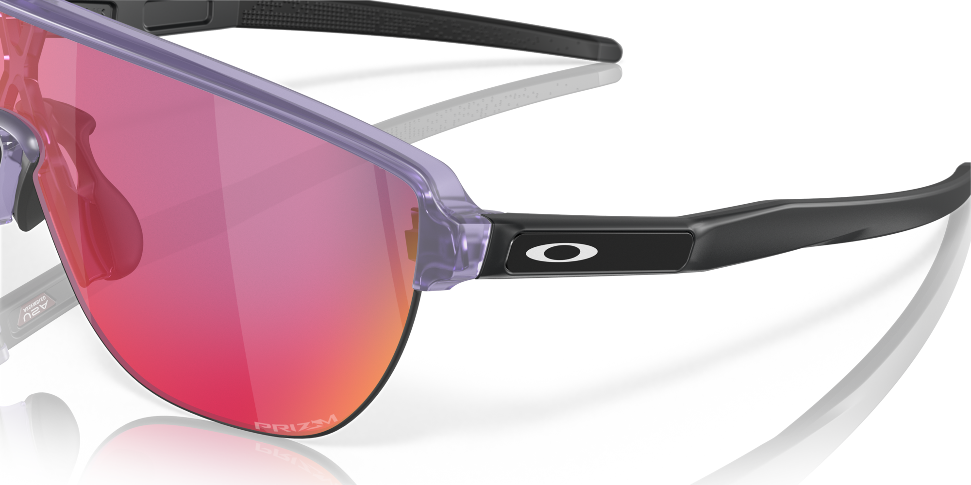 Corridor Prizm Road Lenses, Matte Transparent Lilac Frame Sunglasses ...