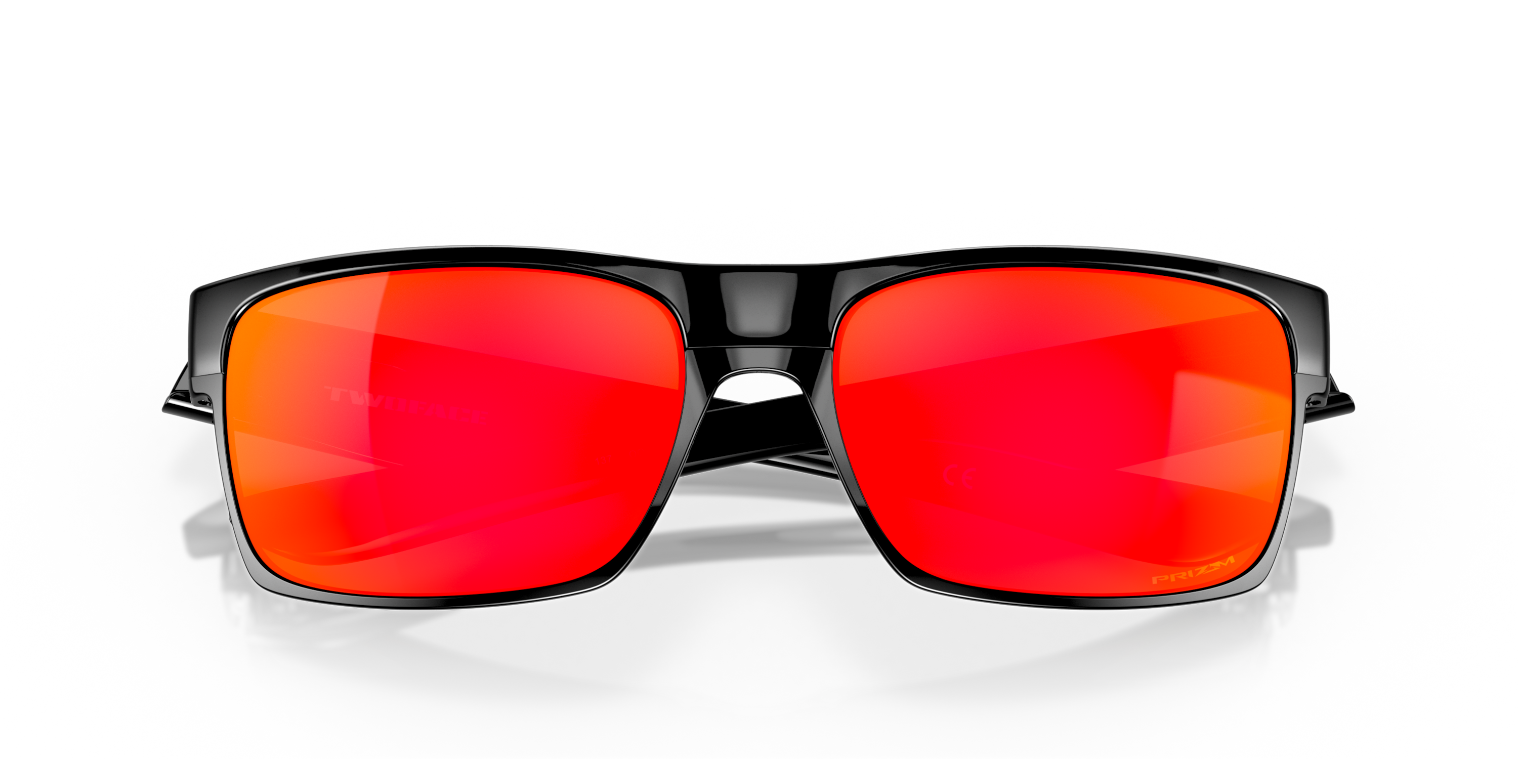 TwoFace™ Prizm Ruby Lenses, Polished Black Frame Sunglasses | Oakley® CA