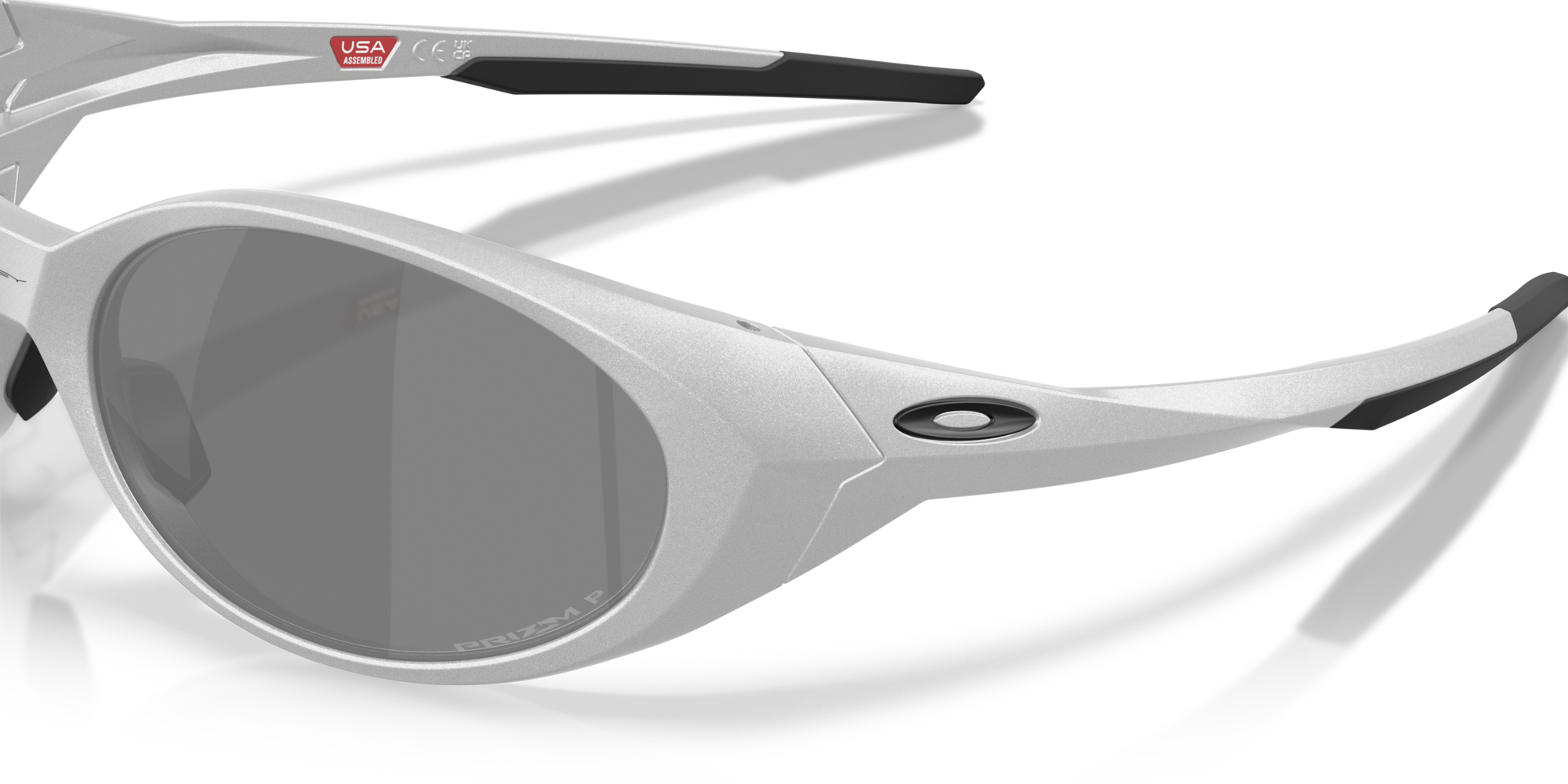 Eye Jacket™ Redux Prizm Black Polarized Lenses, Silver Frame Sunglasses ...