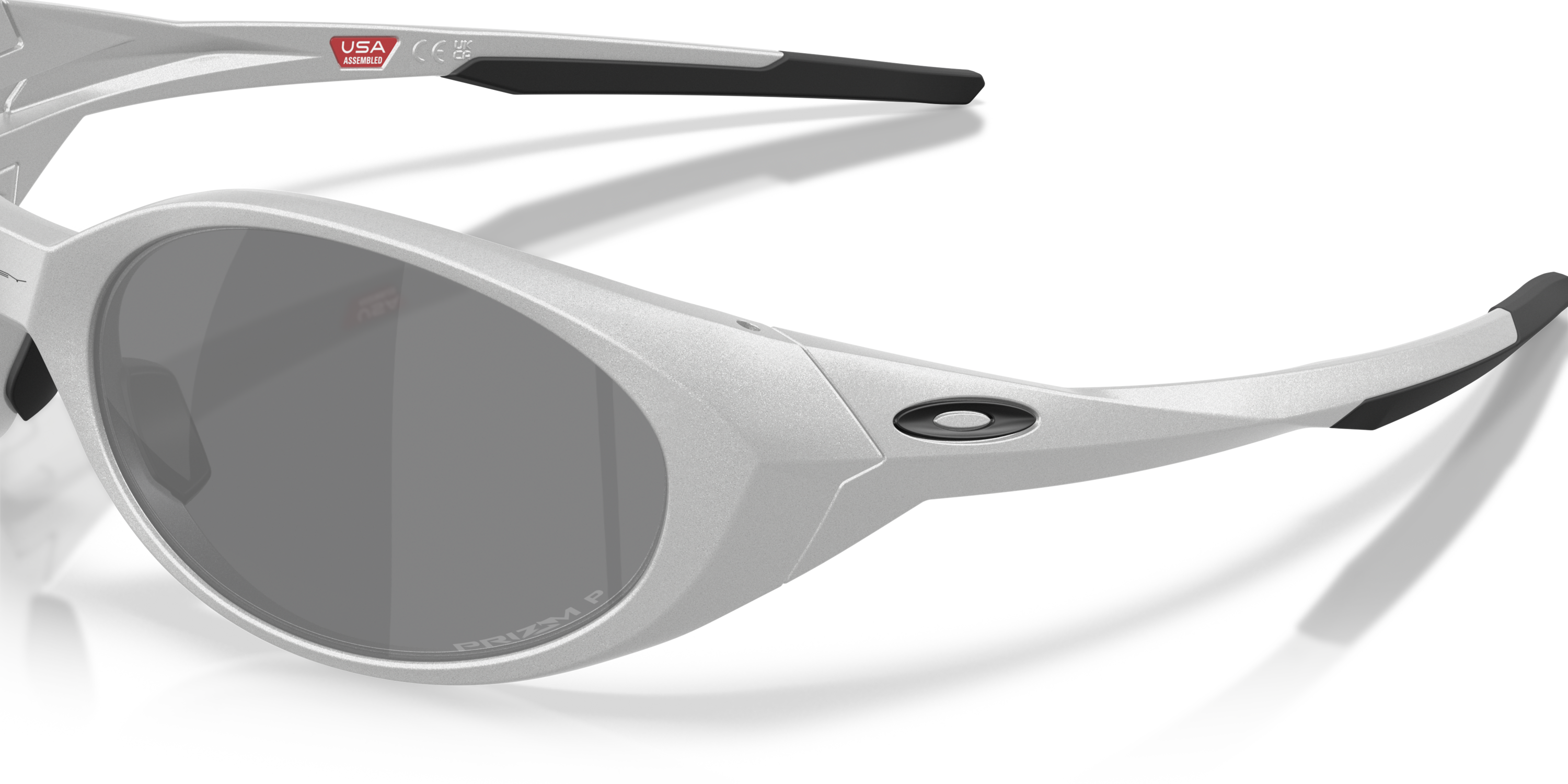 Eye Jacket™ Redux Prizm Black Polarized Lenses, Silver Frame Sunglasses ...