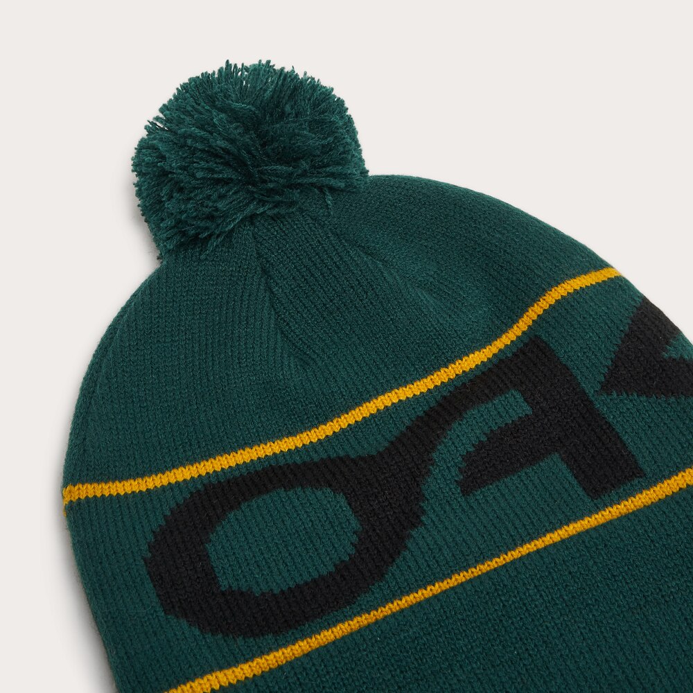 Oakley Factory Cuff Beanie - Hunter Green/Amber Yellow | Oakley® US
