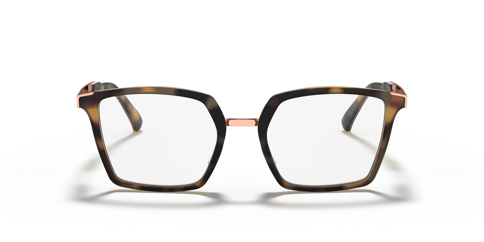 Side Swept Satin Brown Tortoise Eyeglasses | Oakley® US