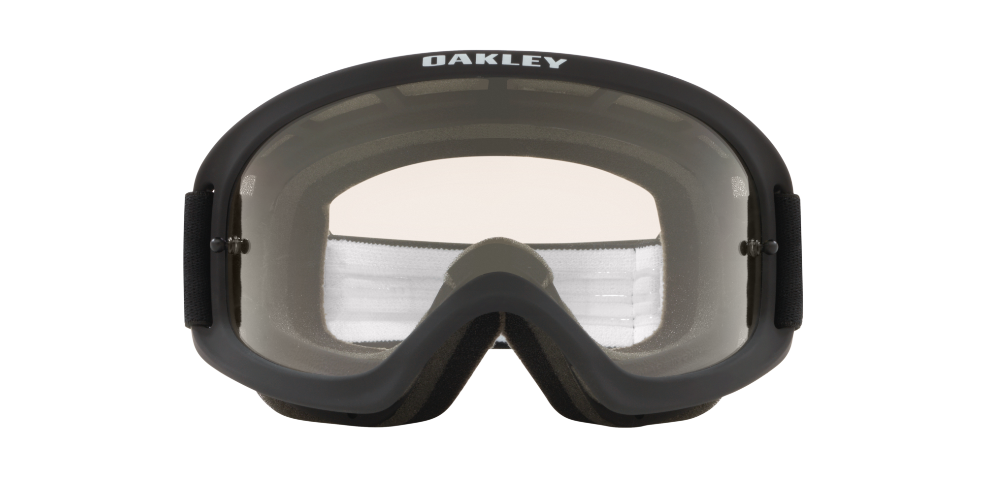 Oakley O-Frame® 2.0 PRO XS MX Goggles with Matte Black Strap and Clear ...