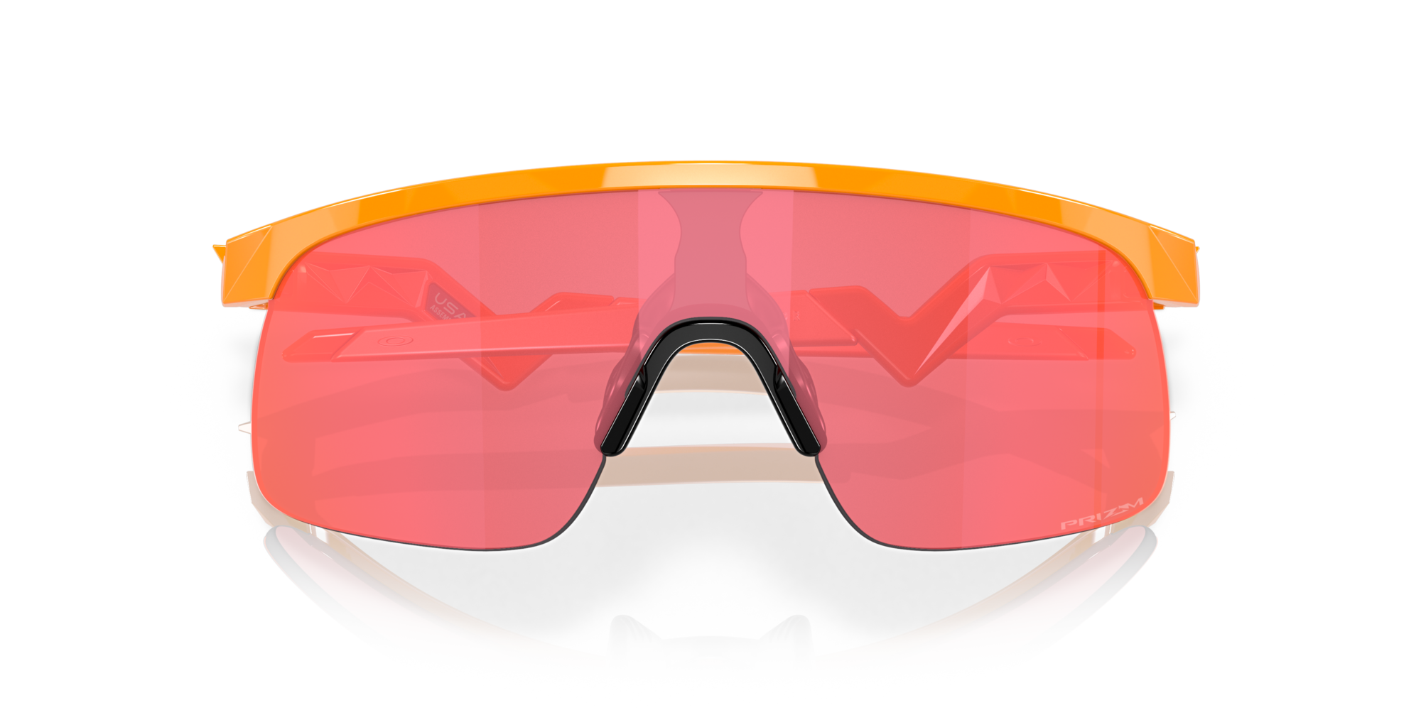 Oakley Resistor (Youth Fit) Sunglasses with Atomic Orange Frame and ...