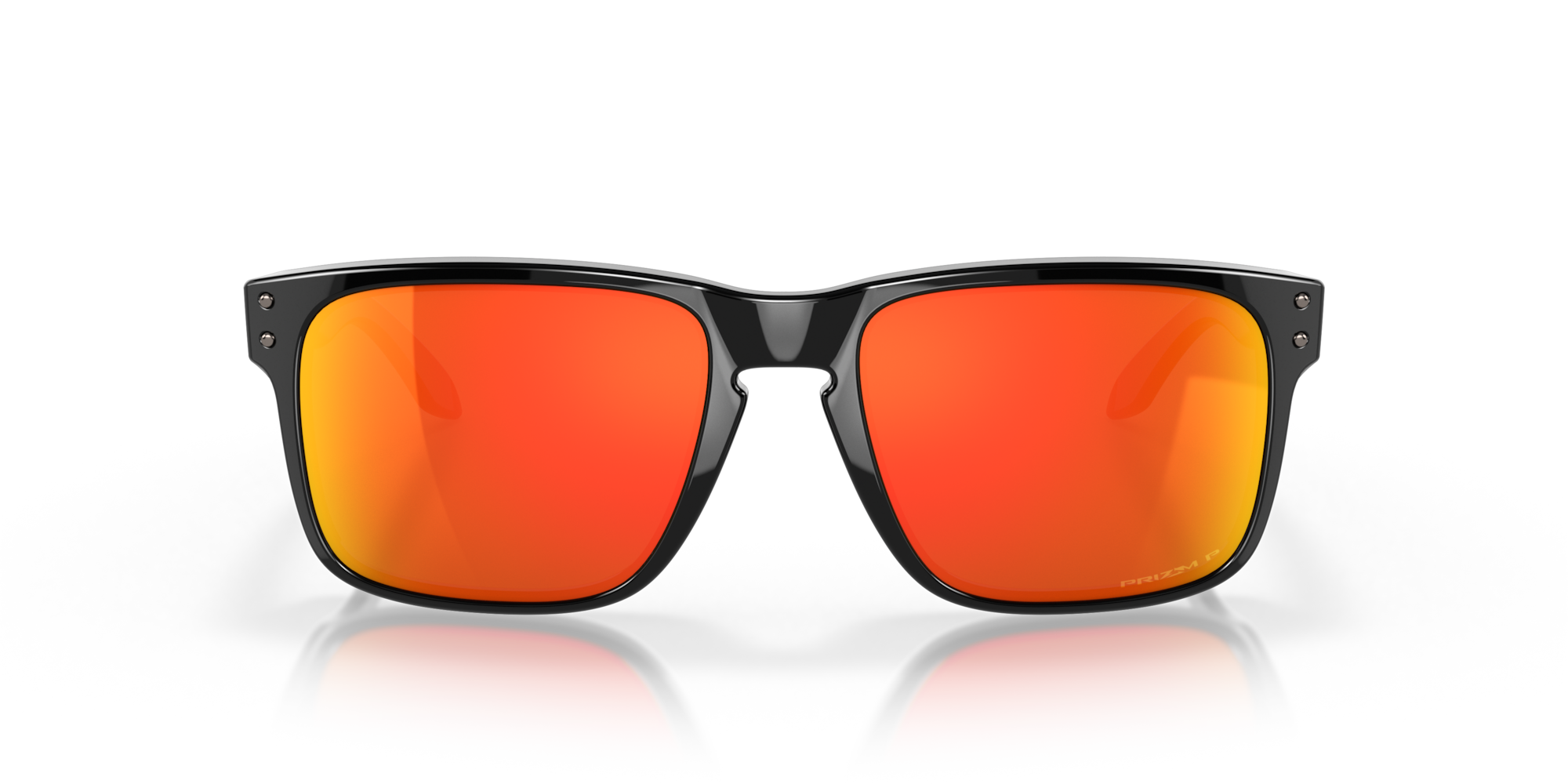 Holbrook™ Prizm Ruby Polarized Lenses, Polished Black Frame Sunglasses ...