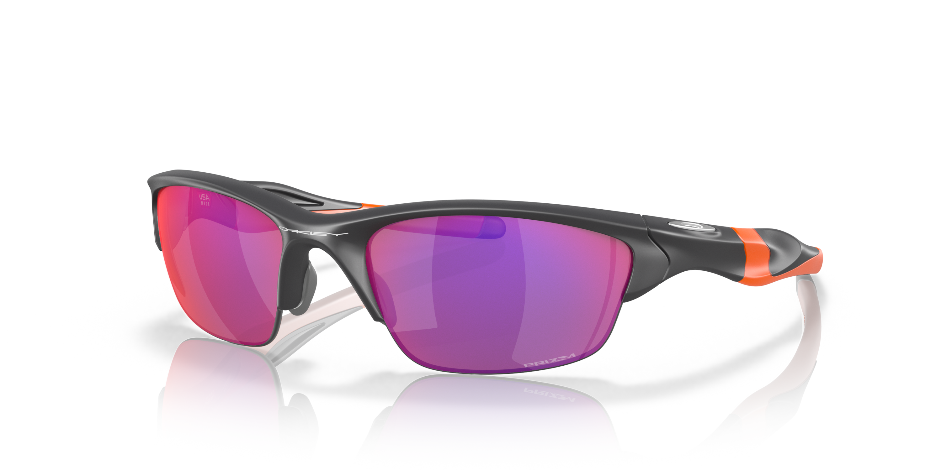 Half Jacket® 2.0 (Low Bridge Fit) Prizm Road Lenses, Matte Dark Grey ...