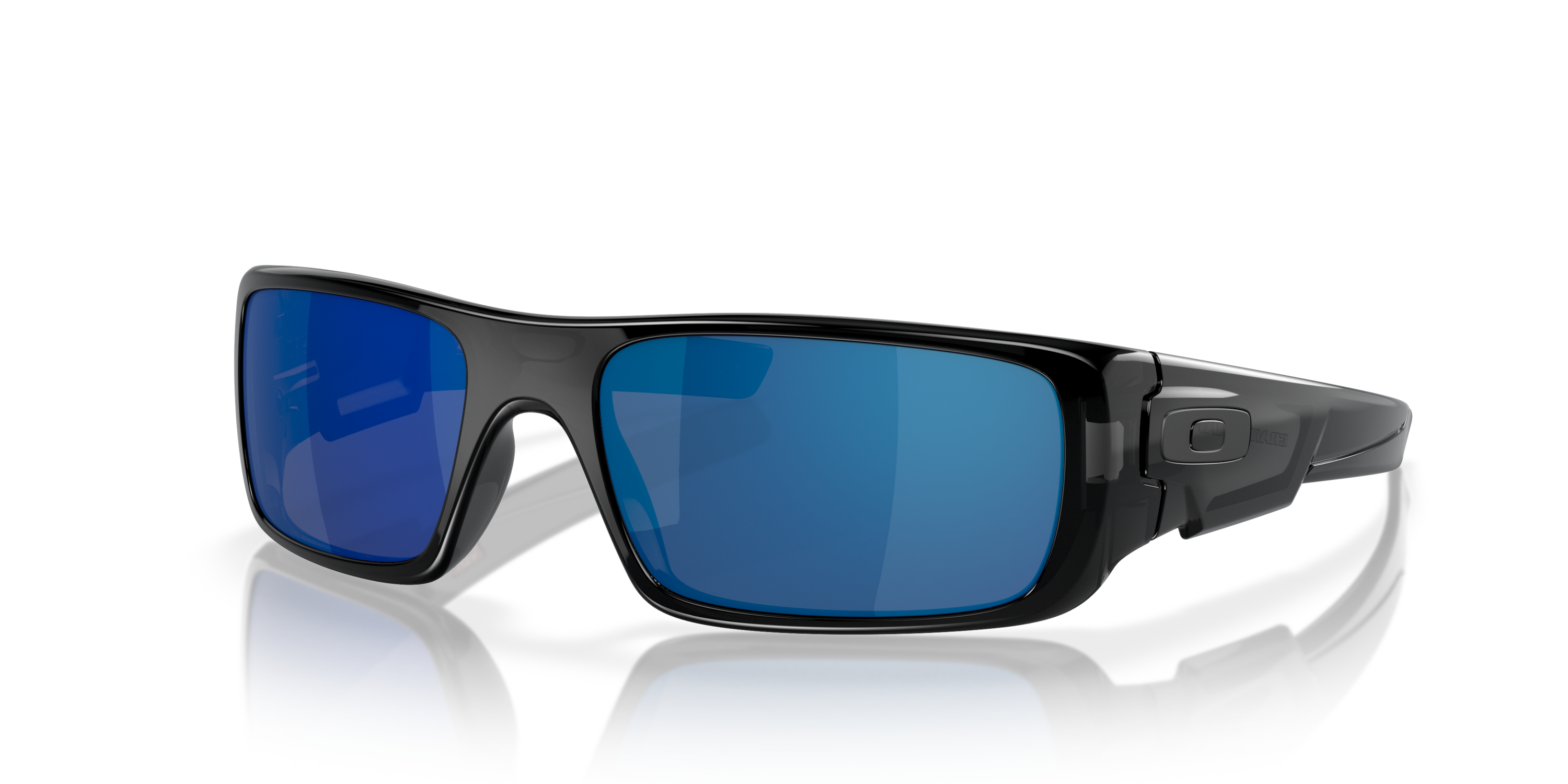 Crankshaft™ Ice Iridium Lenses, Black Ink Frame Sunglasses | Oakley® US