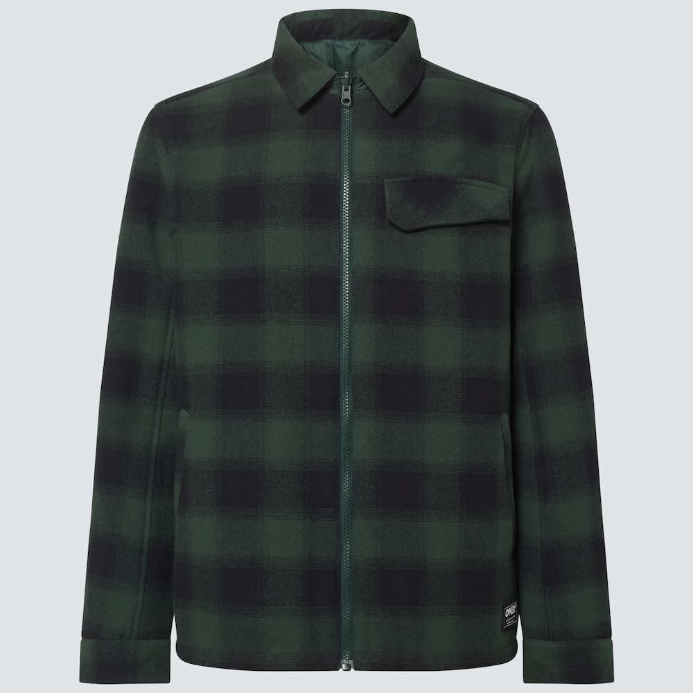 Oakley Alpine Plaid Reversible Jacket - Hunter Green | Oakley® US