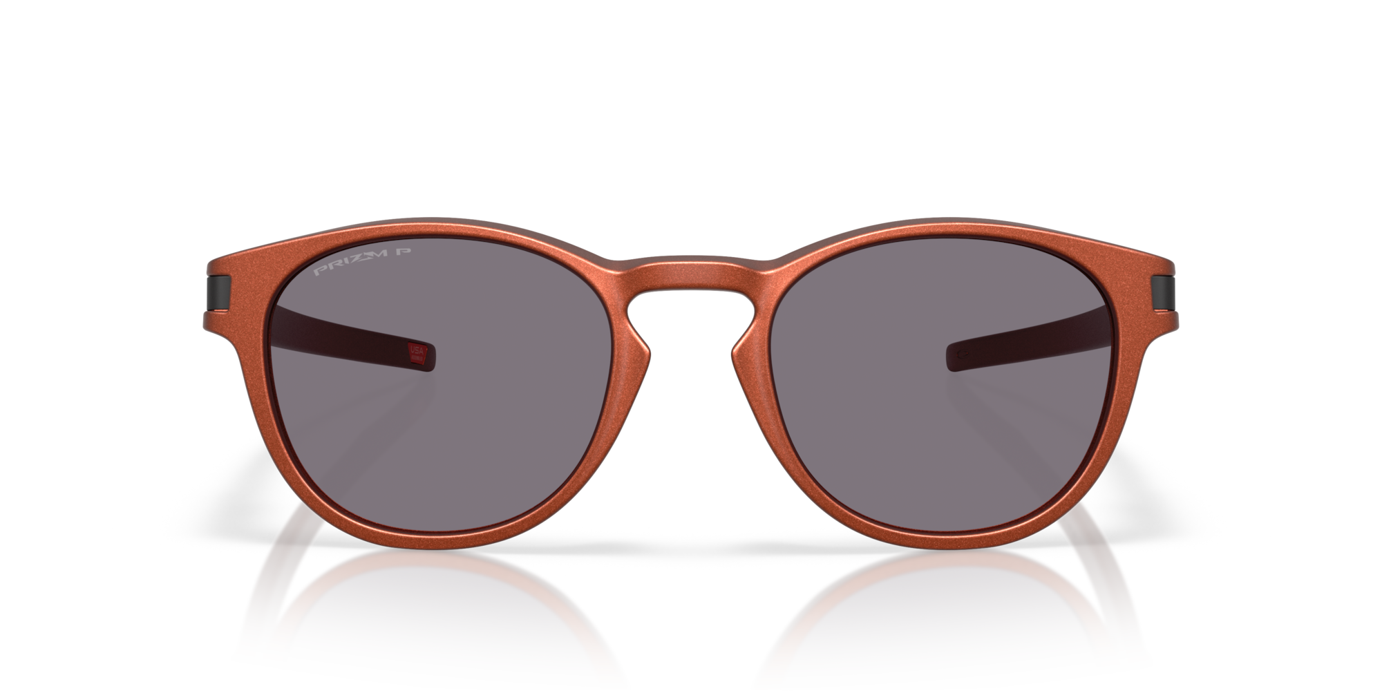 Latch™ Prizm Grey Polarized Lenses, Fire Orange Frame Sunglasses ...