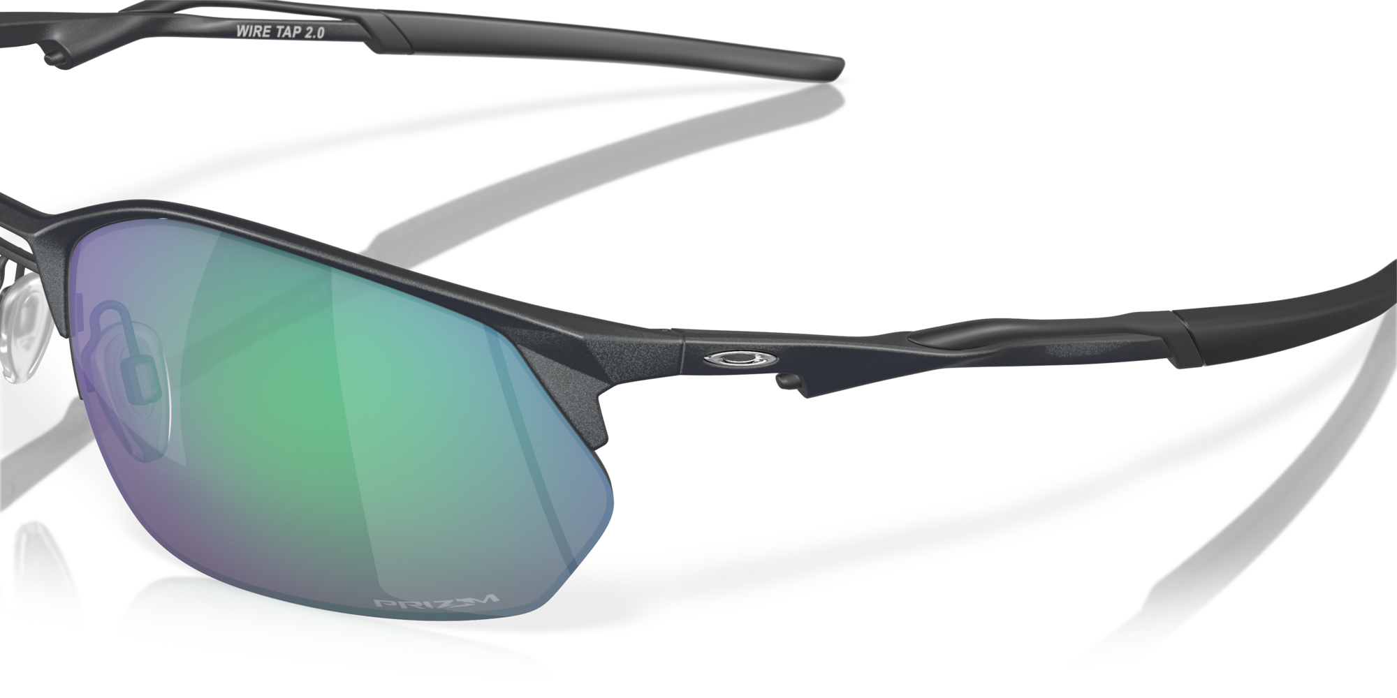 Oakley Wire Tap 2.0 Sunglasses with Satin Light Steel Frame and Prizm ...