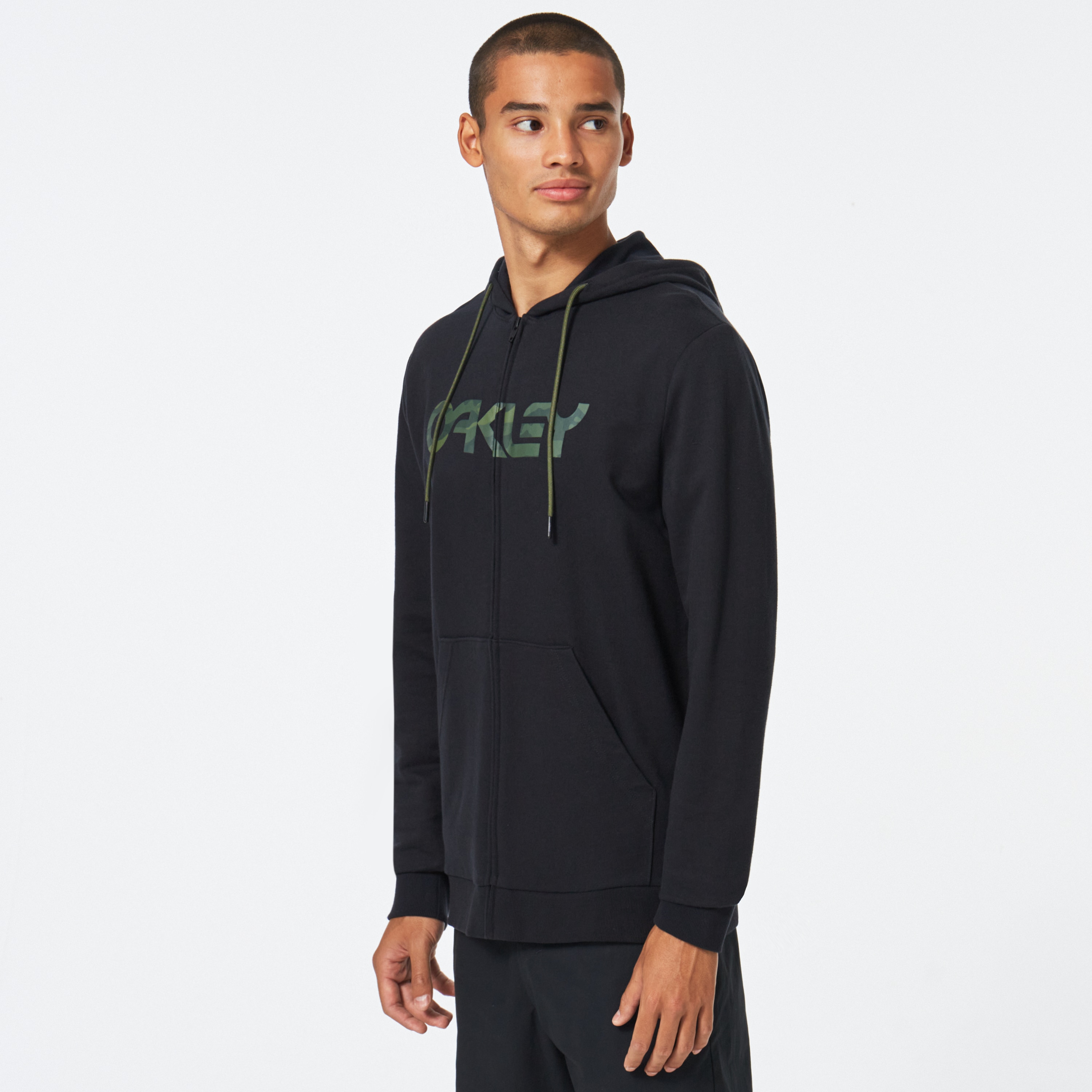 Oakley Teddy Full Zip Hoodie - Black/Core Camo | Oakley® | Official ...