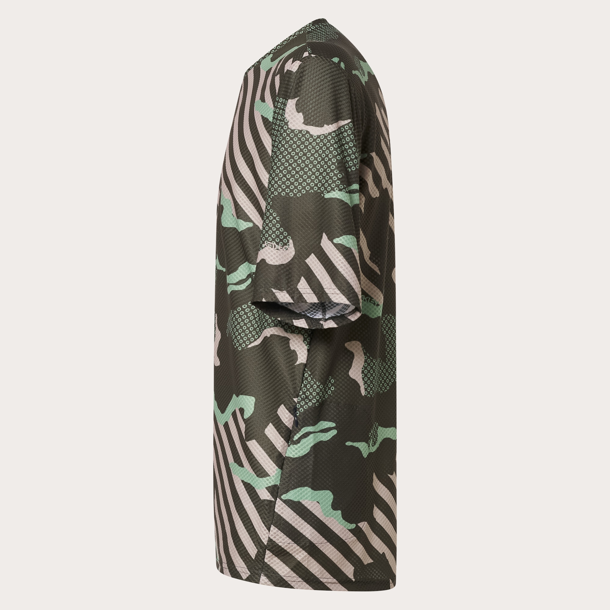 Oakley Ride Free Ss Jersey - Green Stripe/Grip Camo | Oakley® US