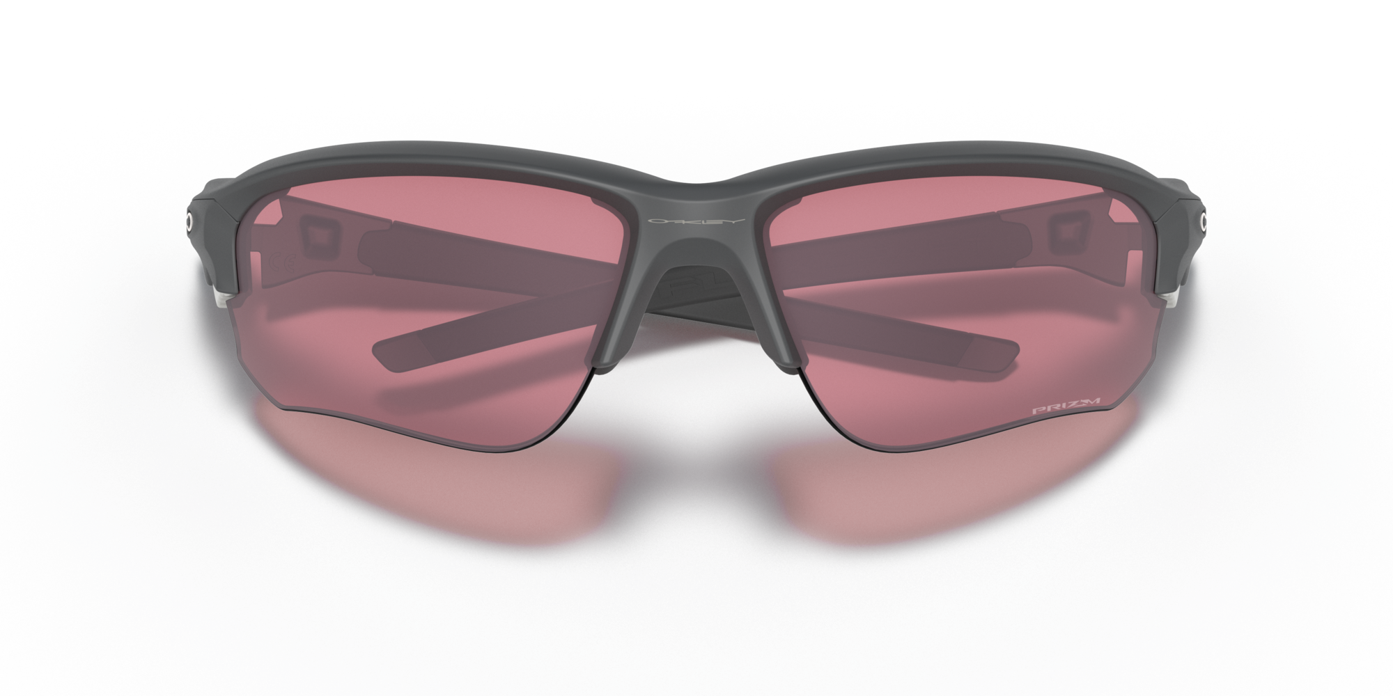 Flak® Draft (Low Bridge Fit) Prizm Dark Golf Lenses, Matte Carbon Frame ...