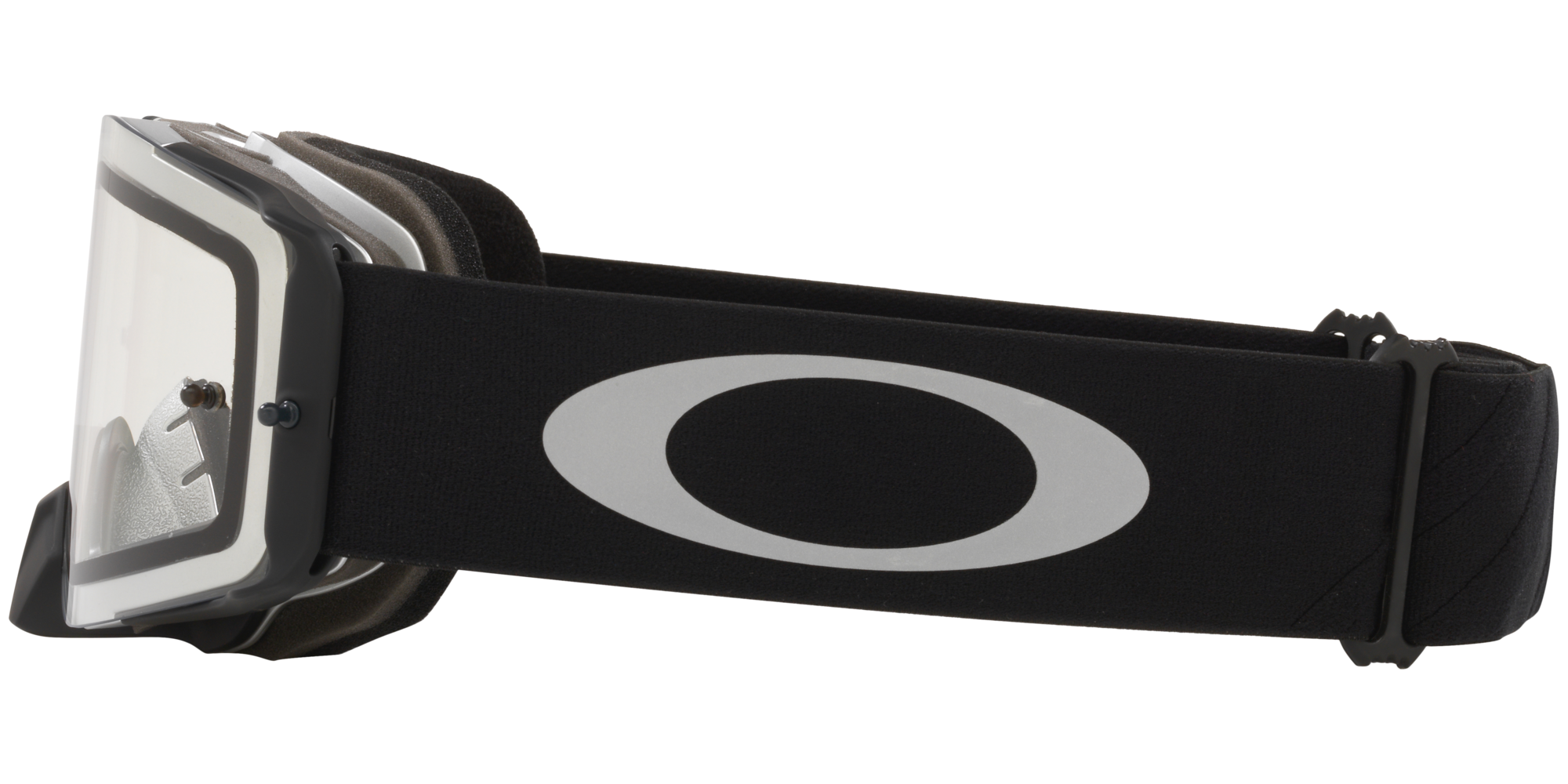 Oakley Front Line™ MX Goggles with Tuff Blocks Black Gunmetal Strap and ...