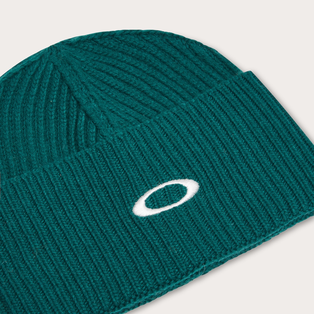 Oakley Ellipse Ribbed Beanie - Hunter Green | Oakley® US