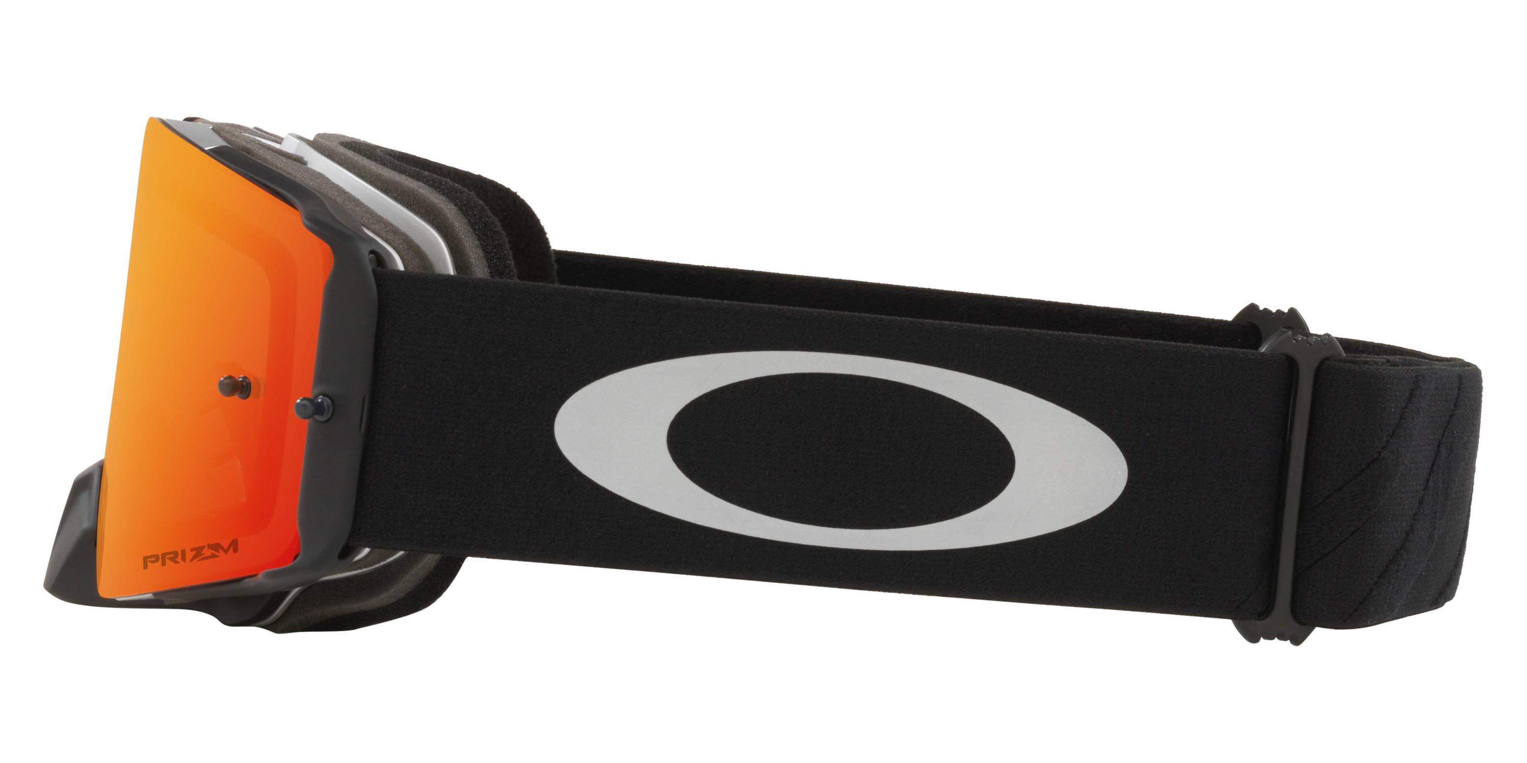 Oakley Front Line™ MX Goggles with Tuff Blocks Black Gunmetal Strap and ...