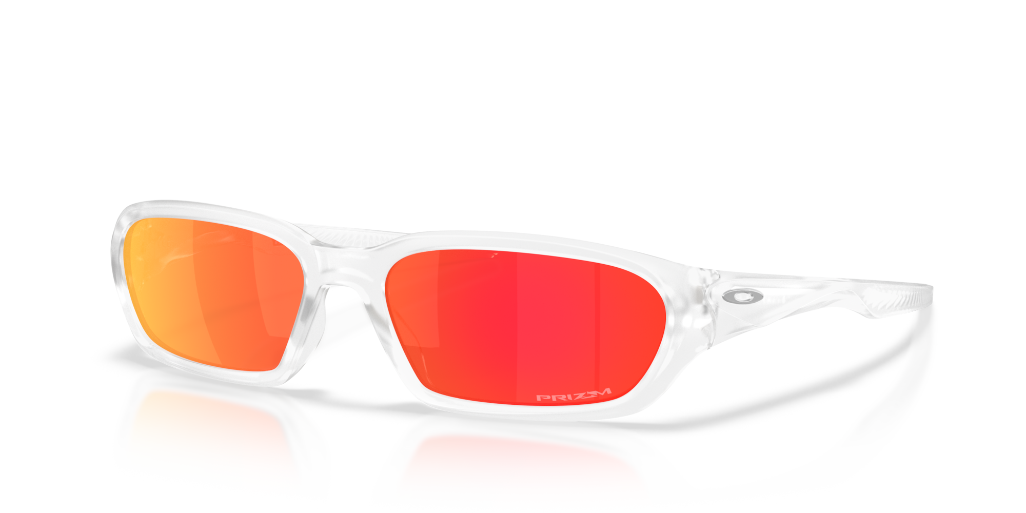 Terraforma Prizm Ruby Lenses, Matte Clear Frame Sunglasses | Oakley® GB