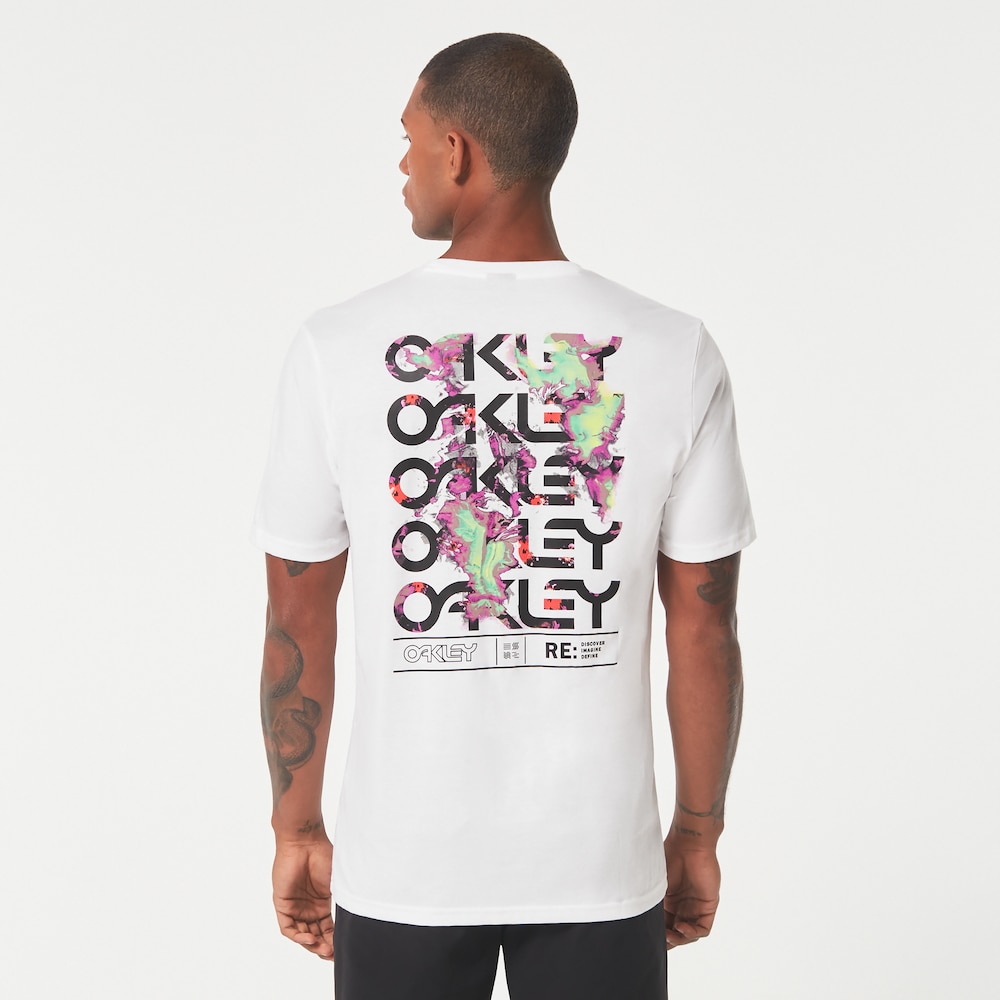 Oakley Wynwood Bark Rc Tee - White | Oakley® US