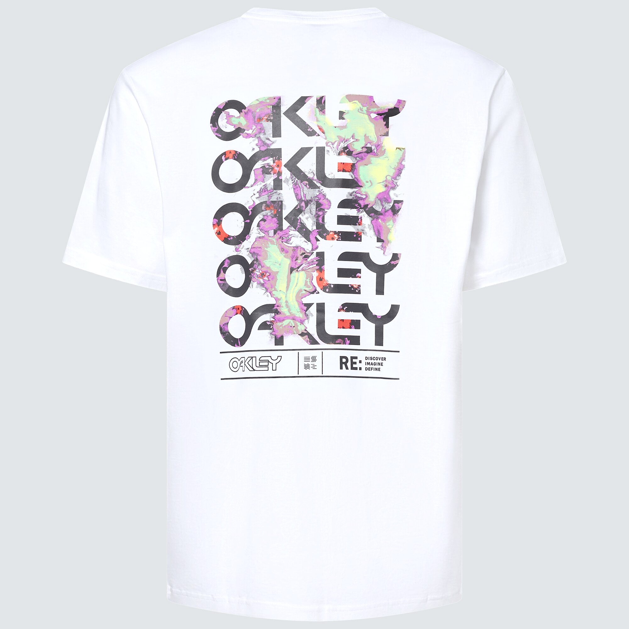 Oakley Wynwood Bark Rc Tee - White | Oakley® US