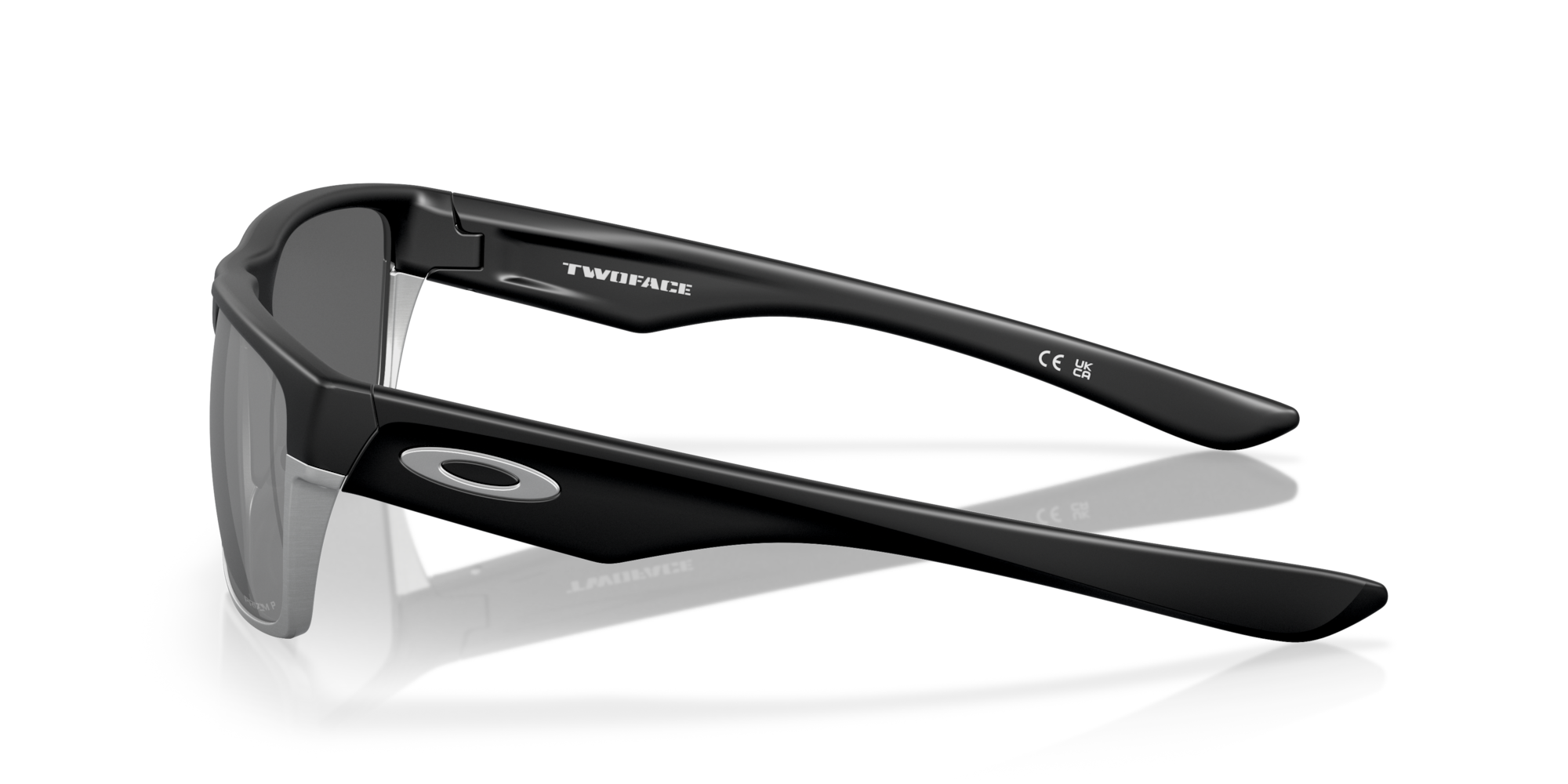 TwoFace™ Prizm Black Polarized Lenses, Matte Black Frame Sunglasses ...