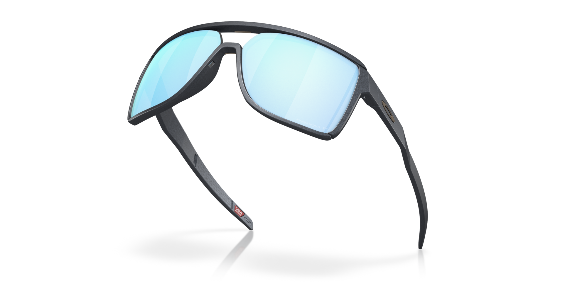 Castel Prizm Deep Water Polarized Lenses, Blue Steel Frame Sunglasses ...