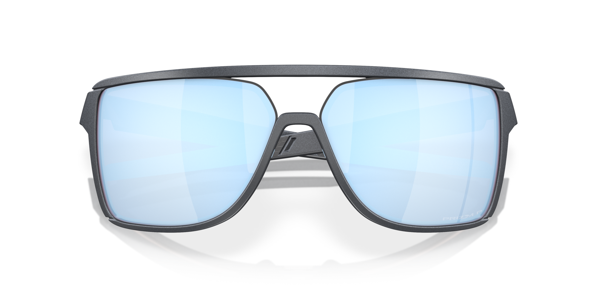 Castel Prizm Deep Water Polarized Lenses, Blue Steel Frame Sunglasses ...