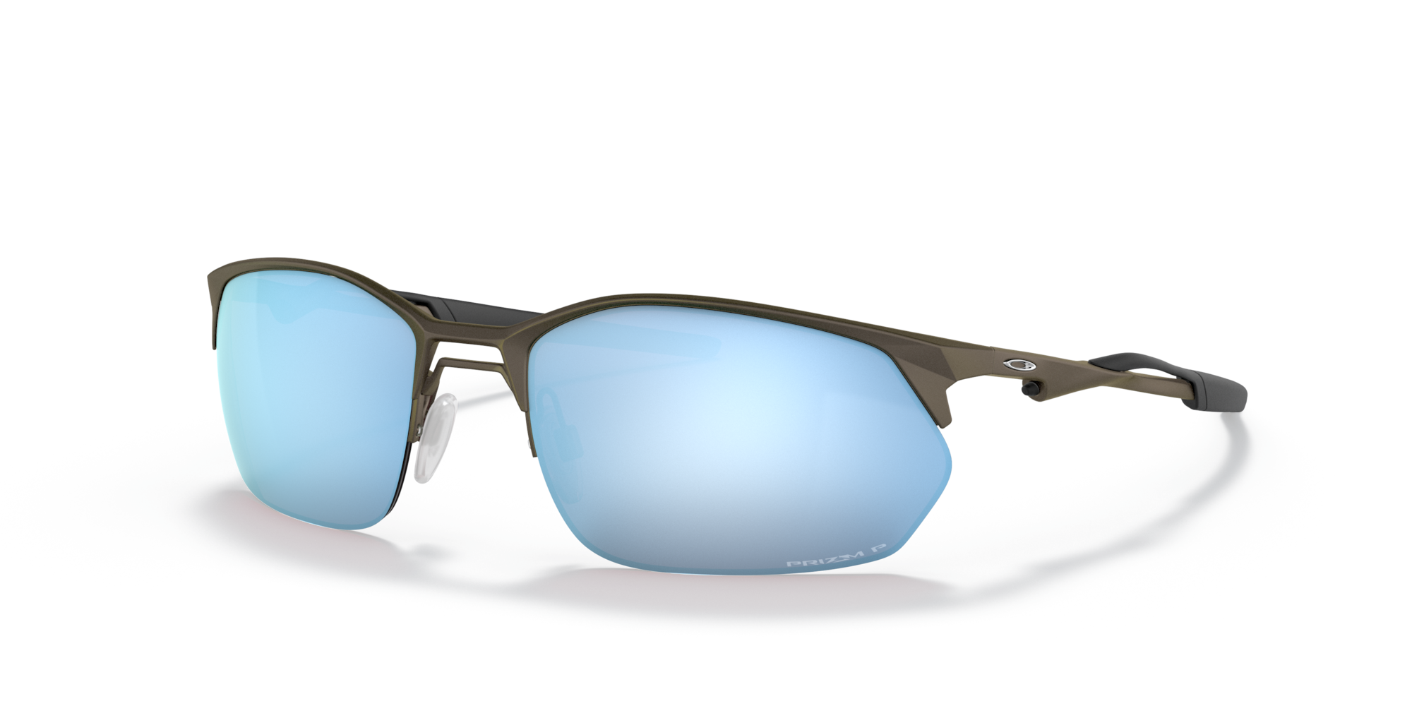 Wire Tap 2.0 Prizm Deep Water Polarized Lenses, Satin Lead Frame ...