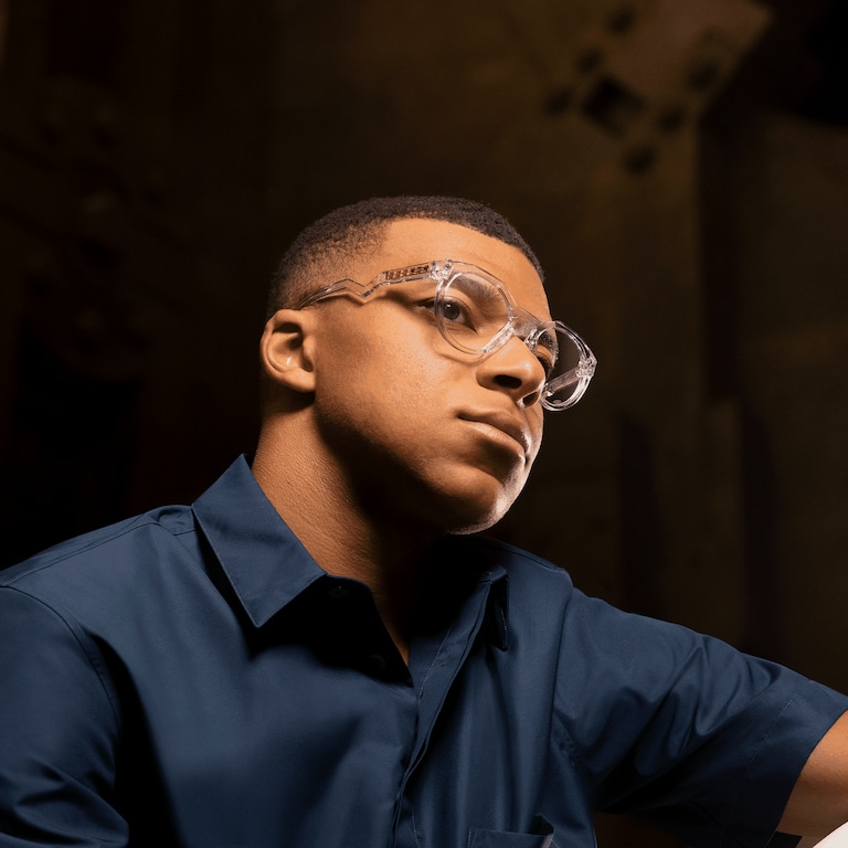 Lunettes de vue Polished Clear Kylian Mbappé Signature Series HSTN ...