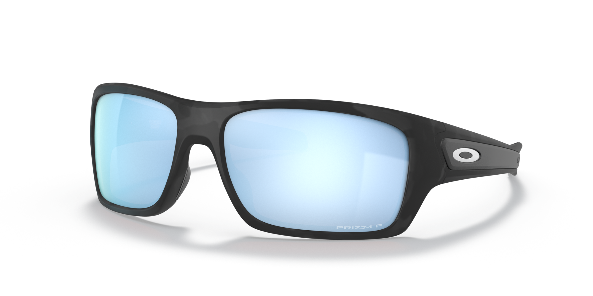 Oakley Turbine Sunglasses with Matte Black Camo Frame and Prizm Deep ...