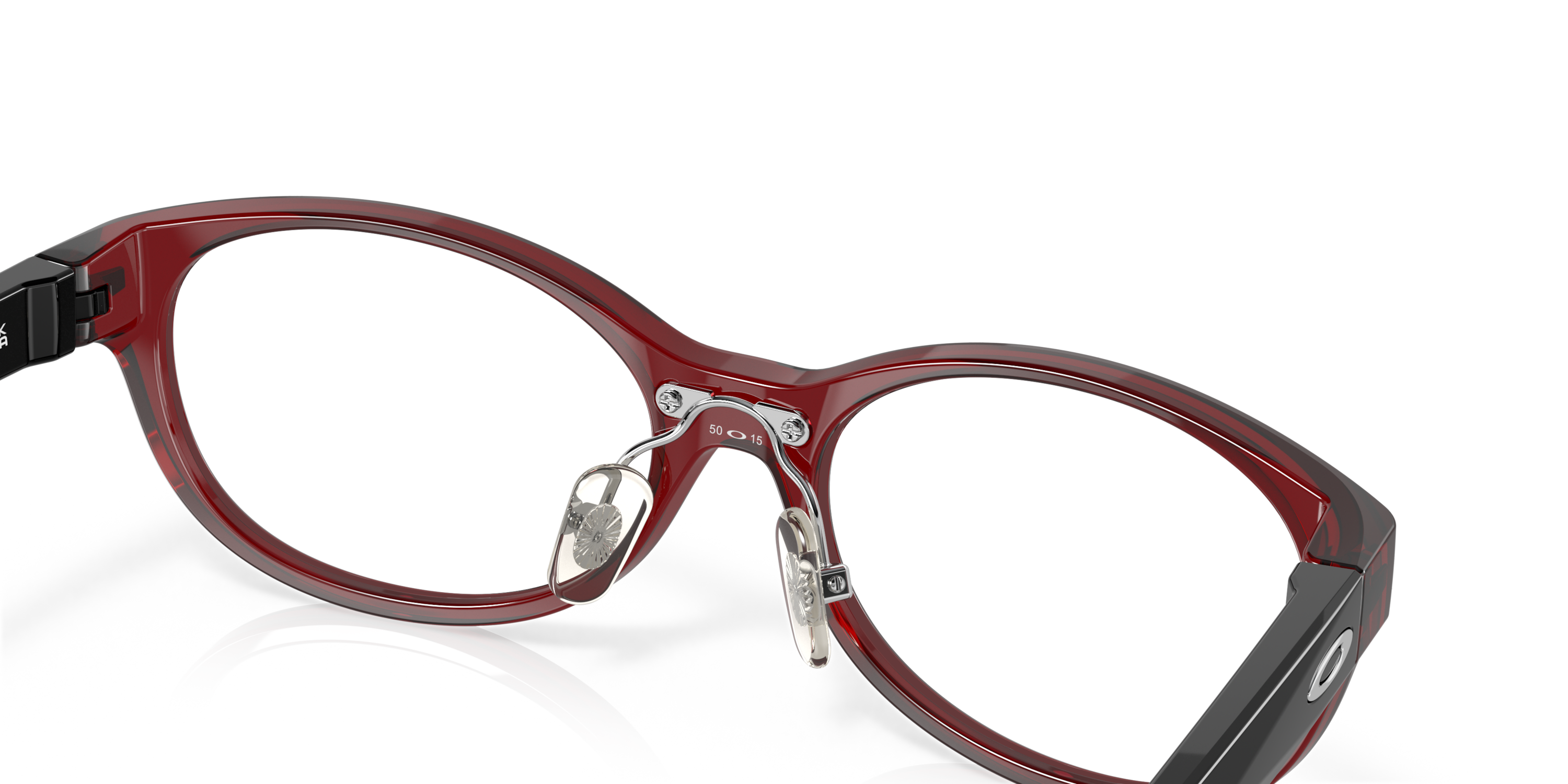 Oakley Full Turn (Youth Fit) Eyeglasses with Polished Transparent Brick ...