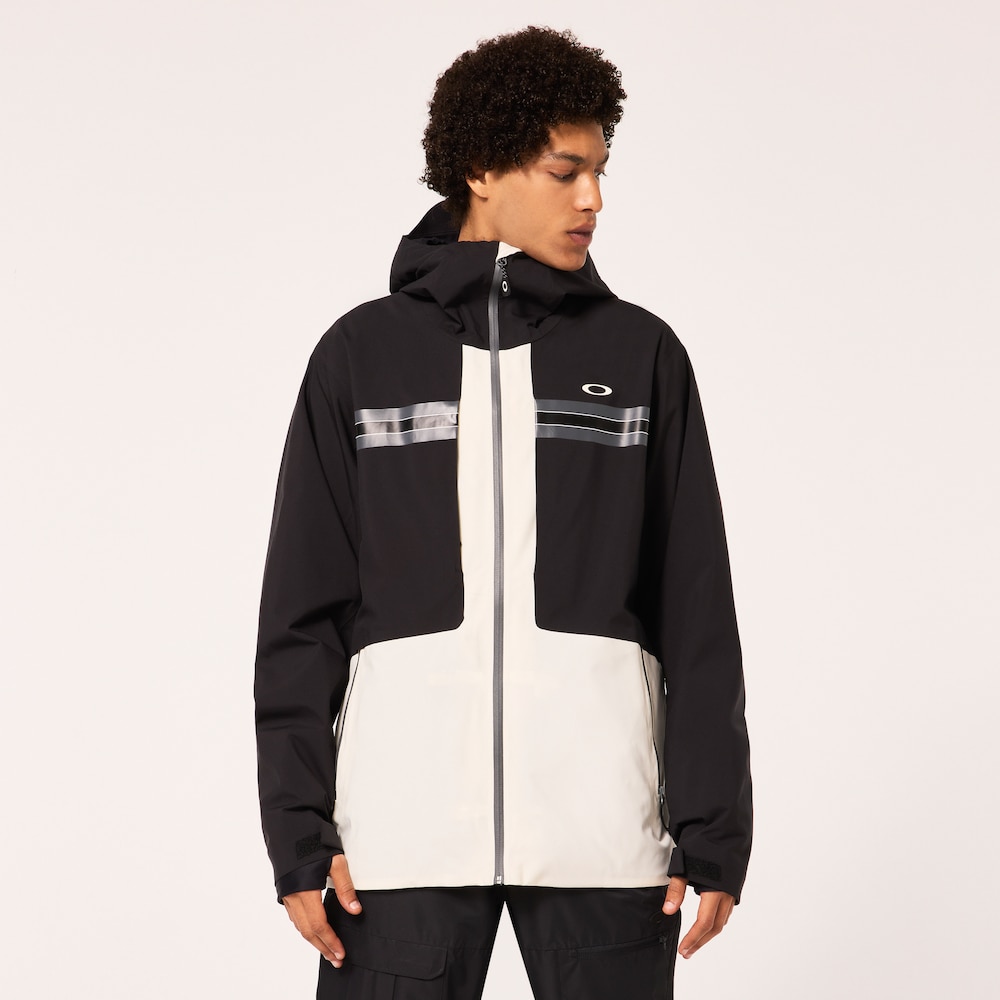 Oakley Tc Reduct Earth Shell Jacket - Arctic White/Blackout | Oakley® US