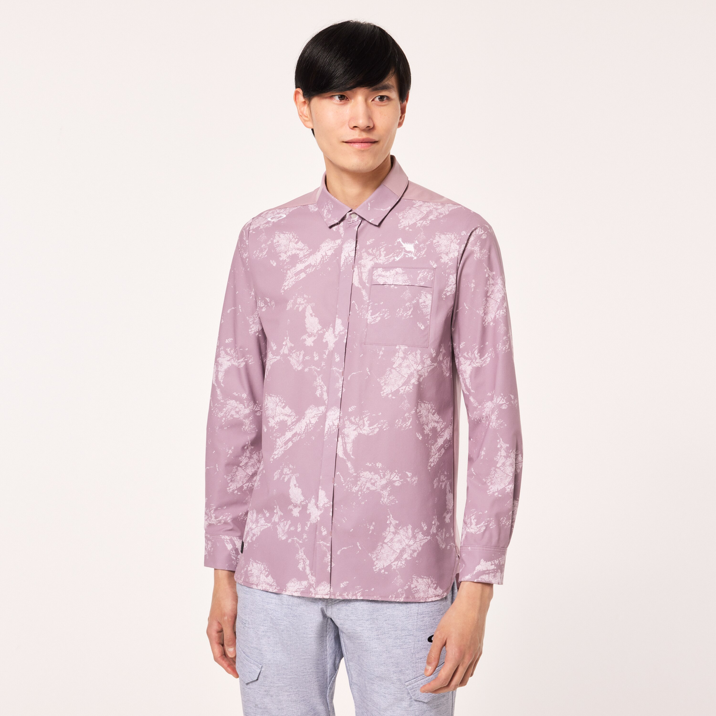 オークリー Skull Earth Graphic 3D LS Shirt Berry Print | オークリー公式ストア 日本