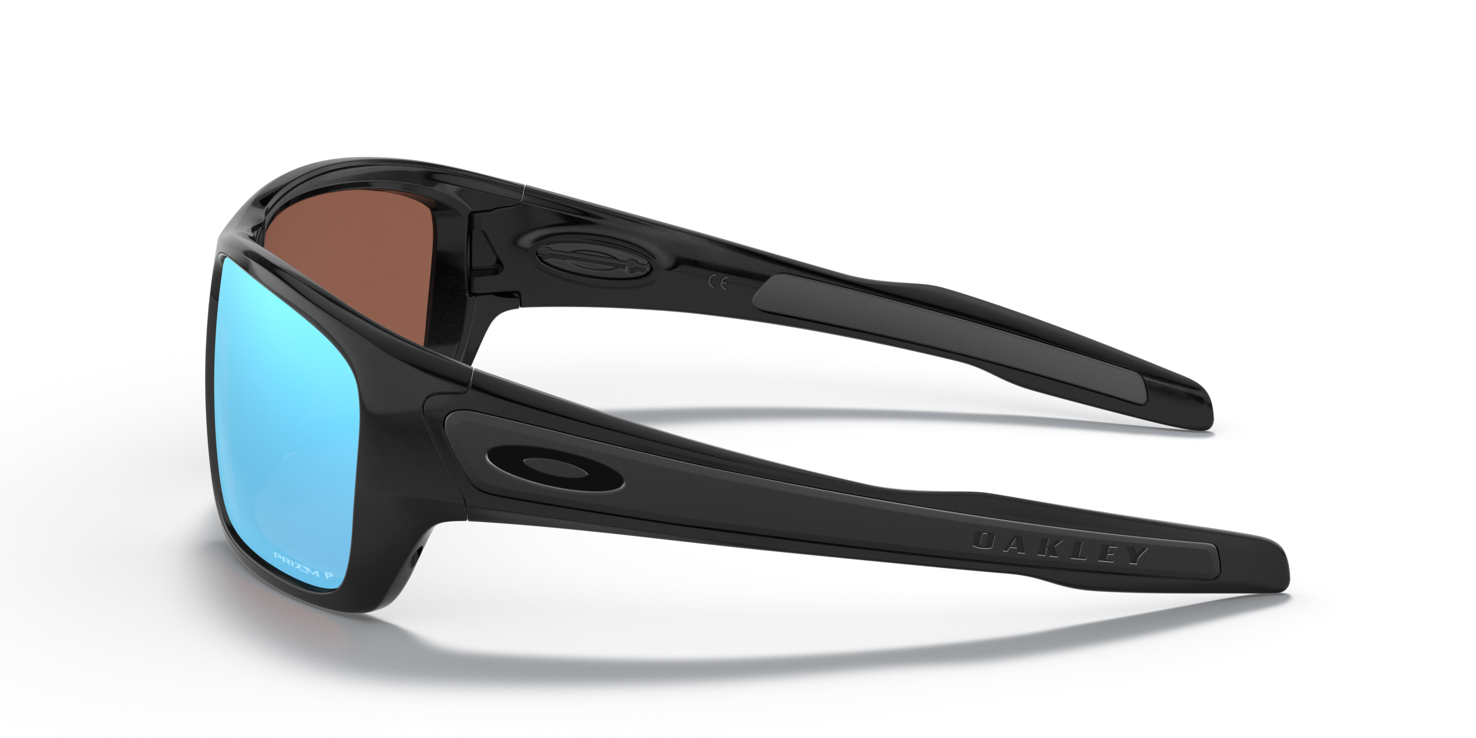 Turbine Prizm Deep Water Polarized Lenses, Polished Black Frame ...
