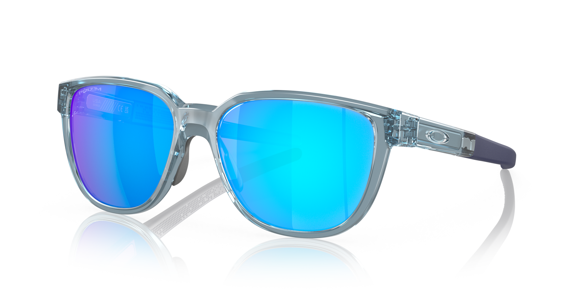 Actuator Prizm Sapphire Lenses, Transparent Stonewash Frame Sunglasses ...