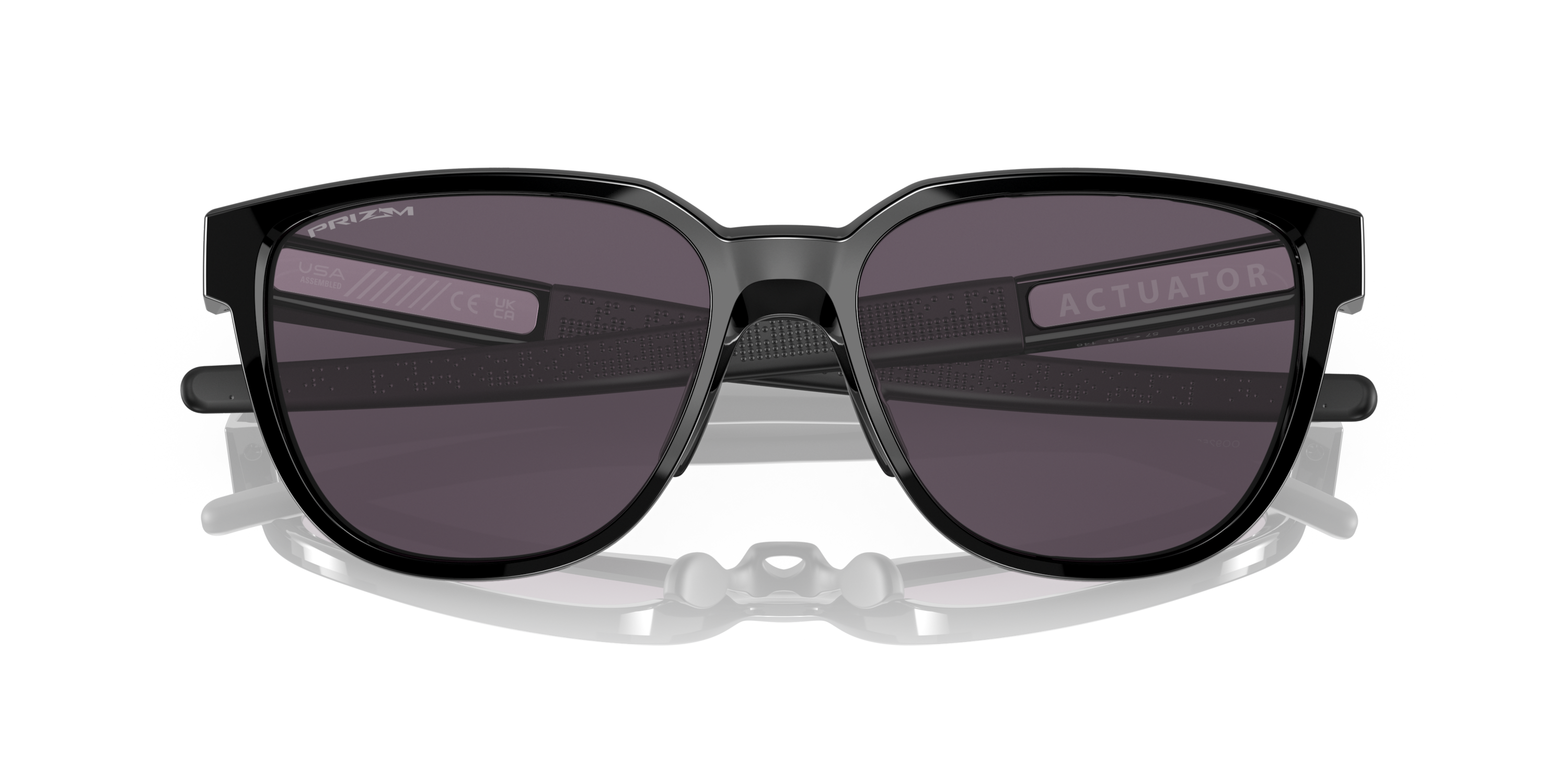Actuator Prizm Grey Lenses, Polished Black Frame Sunglasses | Oakley® US