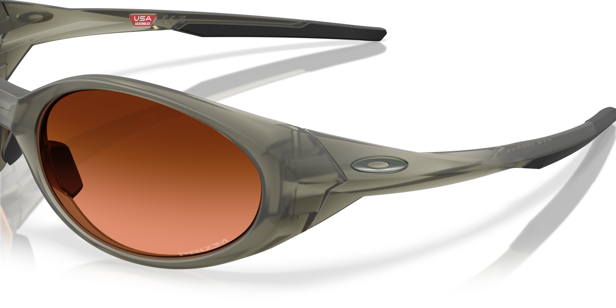 Eye Jacket™ Redux Prizm Brown Gradient Lenses, Matte Olive Ink Frame ...