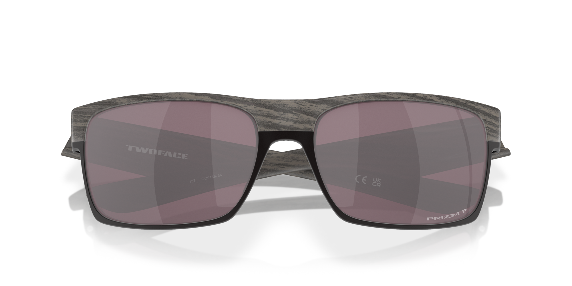 TwoFace™ Prizm Daily Polarized Lenses, Woodgrain Frame Sunglasses ...