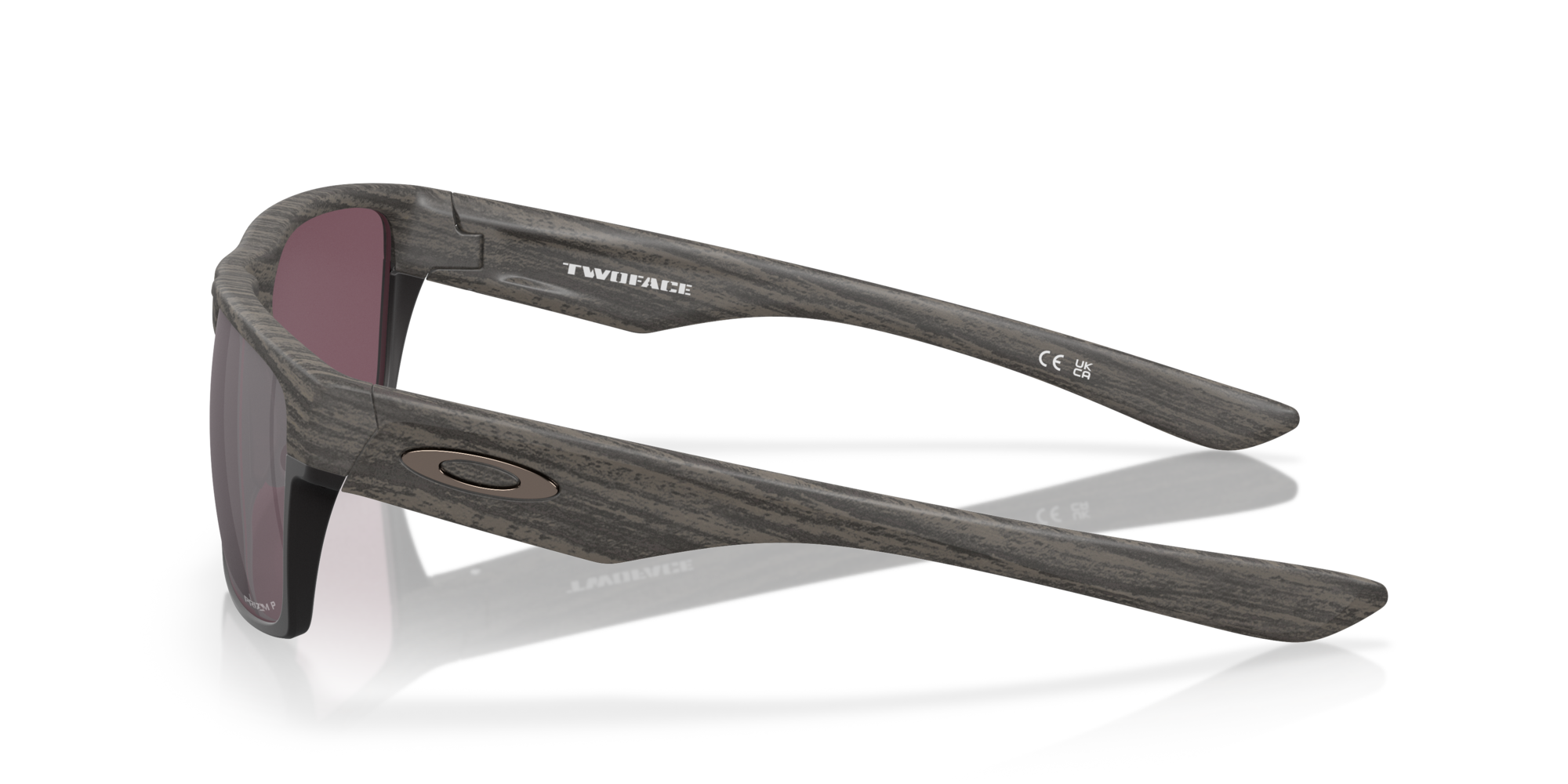 TwoFace™ Prizm Daily Polarized Lenses, Woodgrain Frame Sunglasses ...
