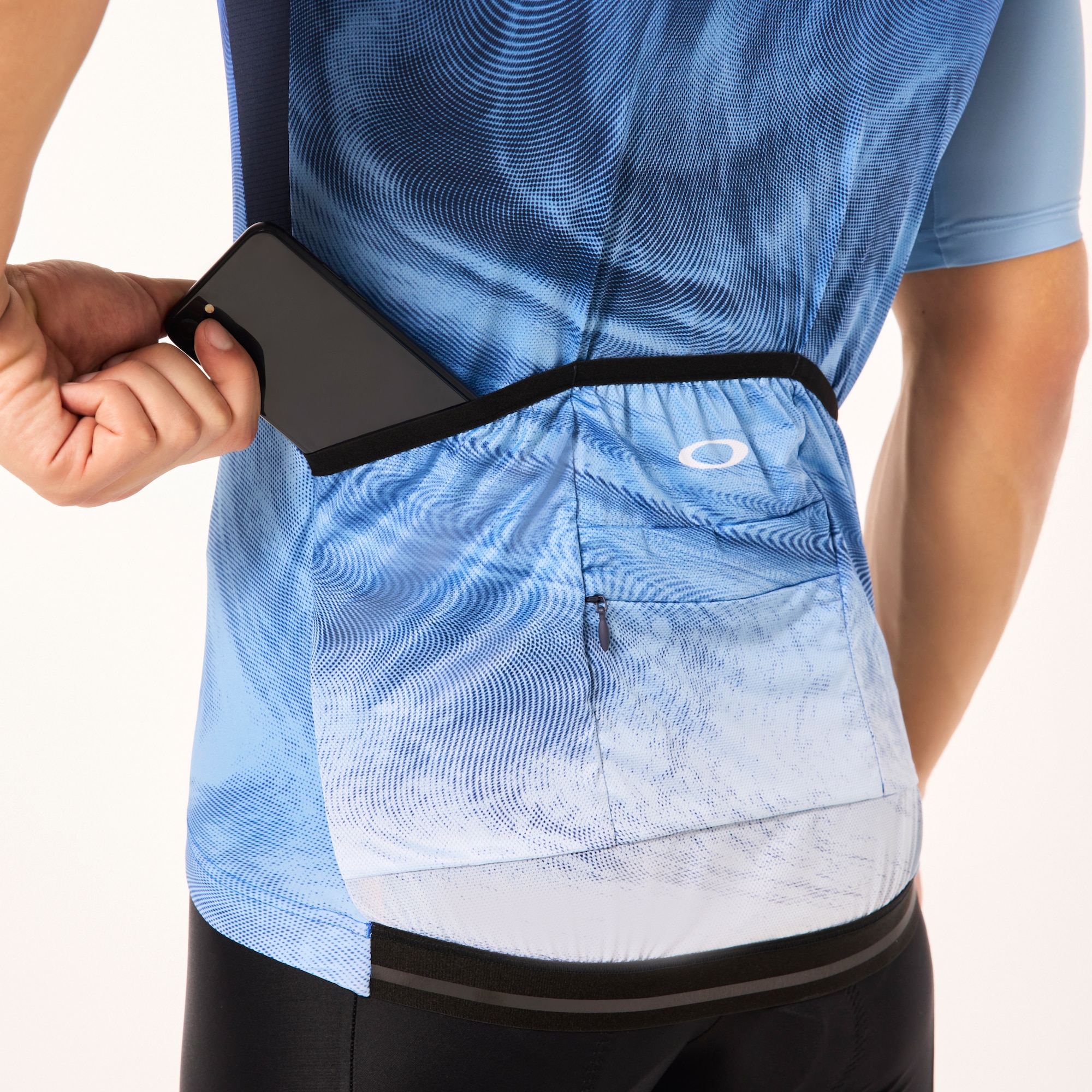 Oakley Endurance Dazzle Camo Jersey - Gradient Swirl Blue/Light Blue ...