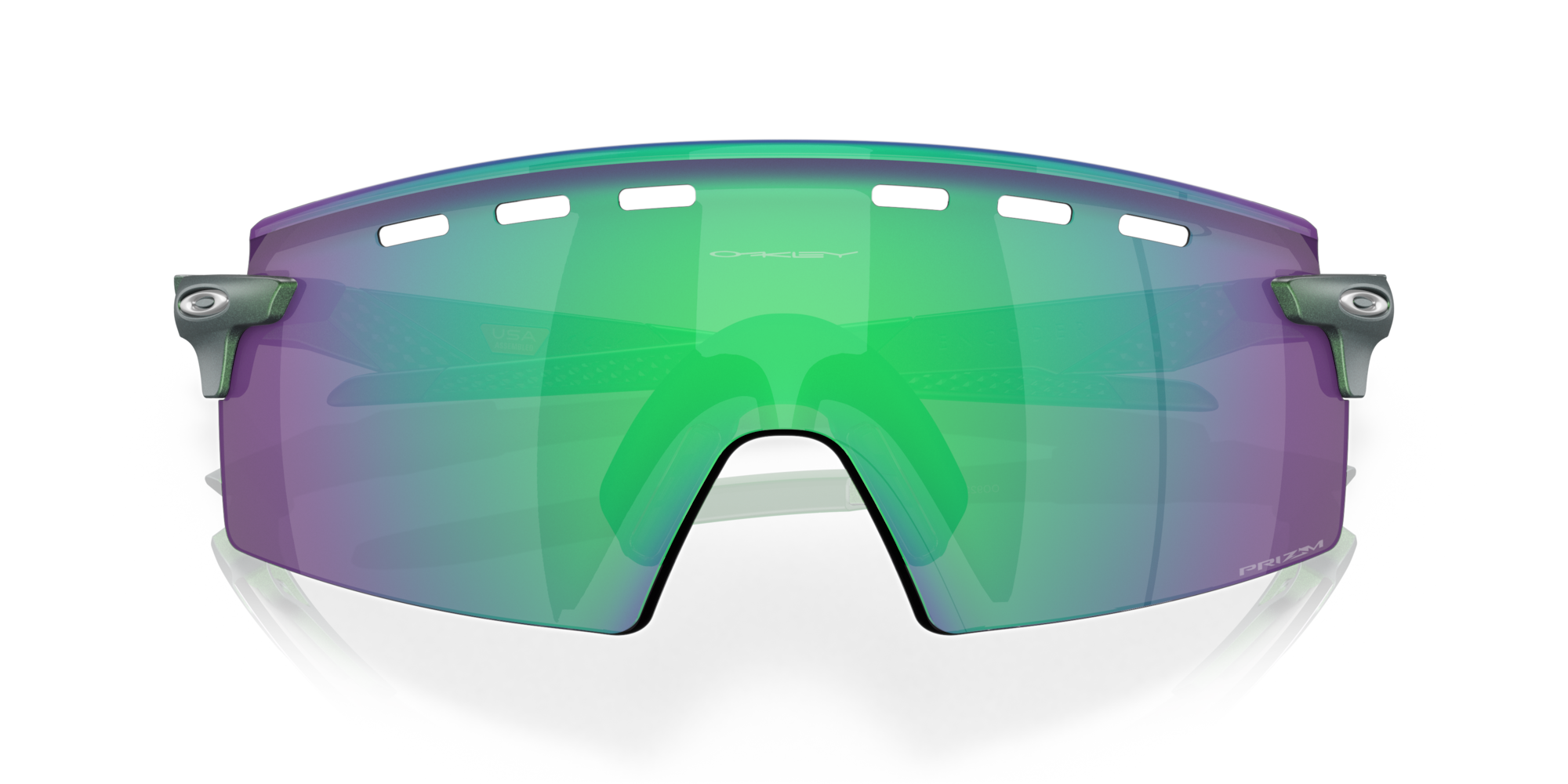 Oakley Encoder Strike Sunglasses with Gamma Green Frame and Prizm Jade ...