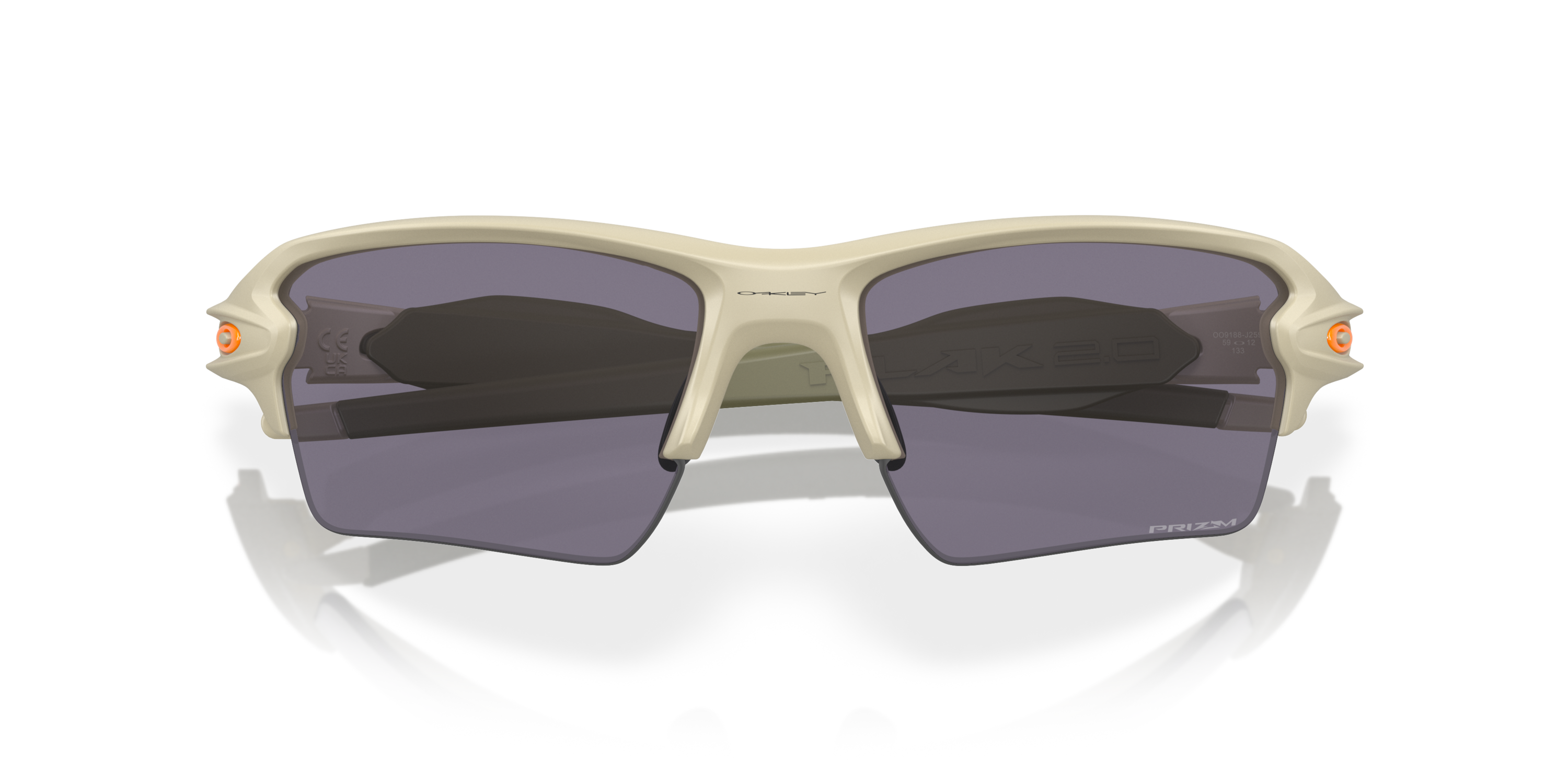 Flak® 2.0 XL Prizm Grey Matte Sand アイウェア | Oakley® 日本