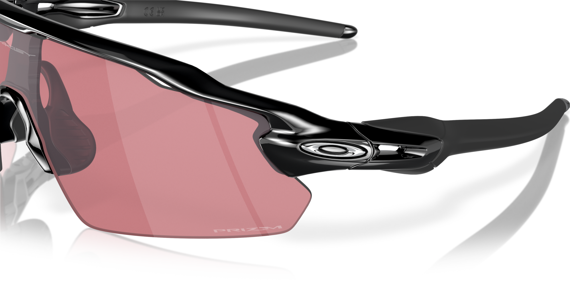 Radar® EV Pitch® Prizm Dark Golf Lenses, Polished Black Frame ...