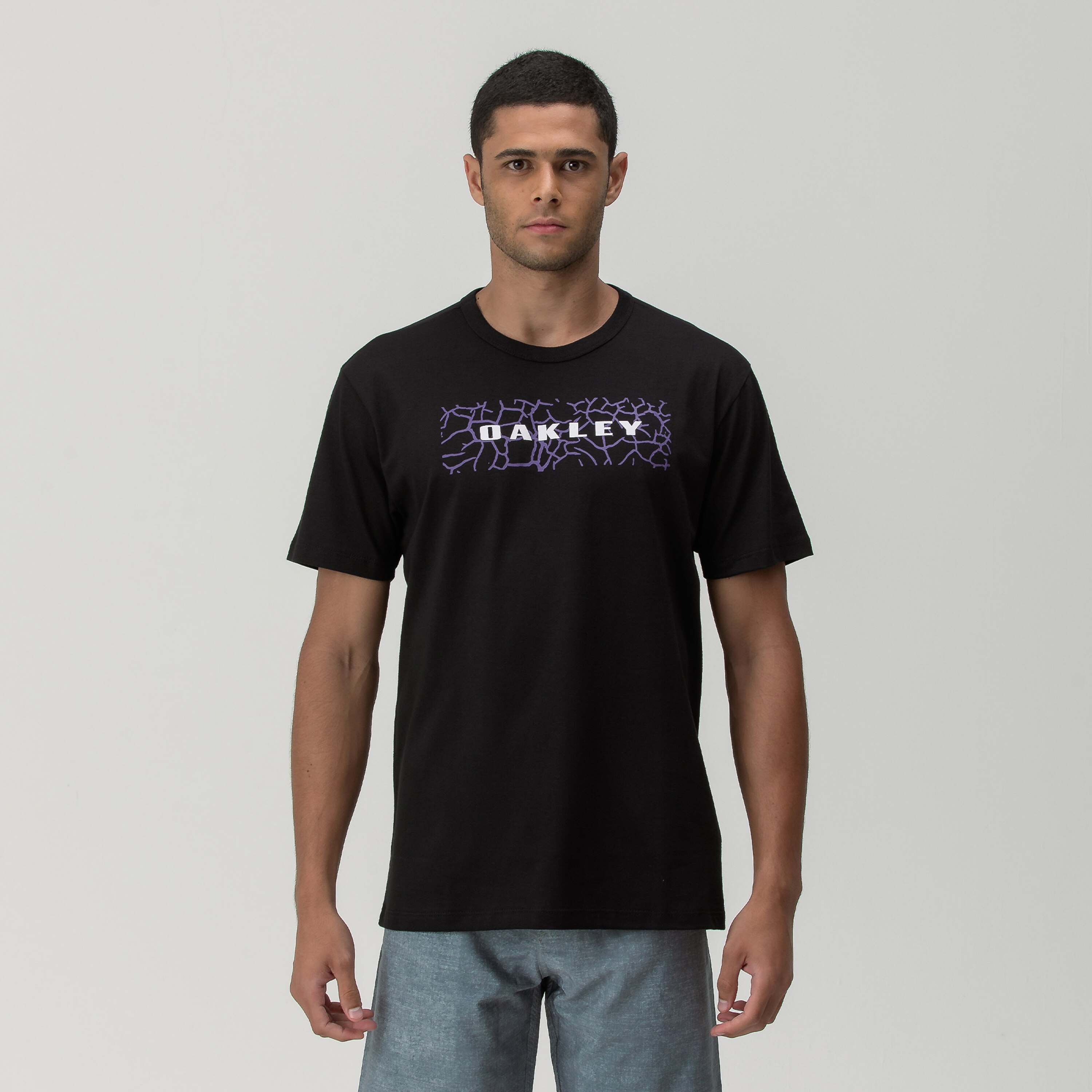 Oakley Oakley Square Lightning Graphic Tee - Jet Black | Oakley® BR