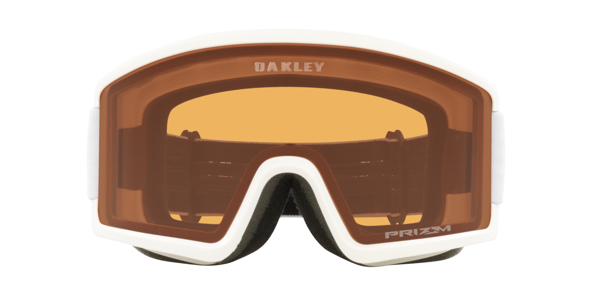 Oakley Target Line L Snow Goggles - Matte White - Prizm Snow Persimmon ...