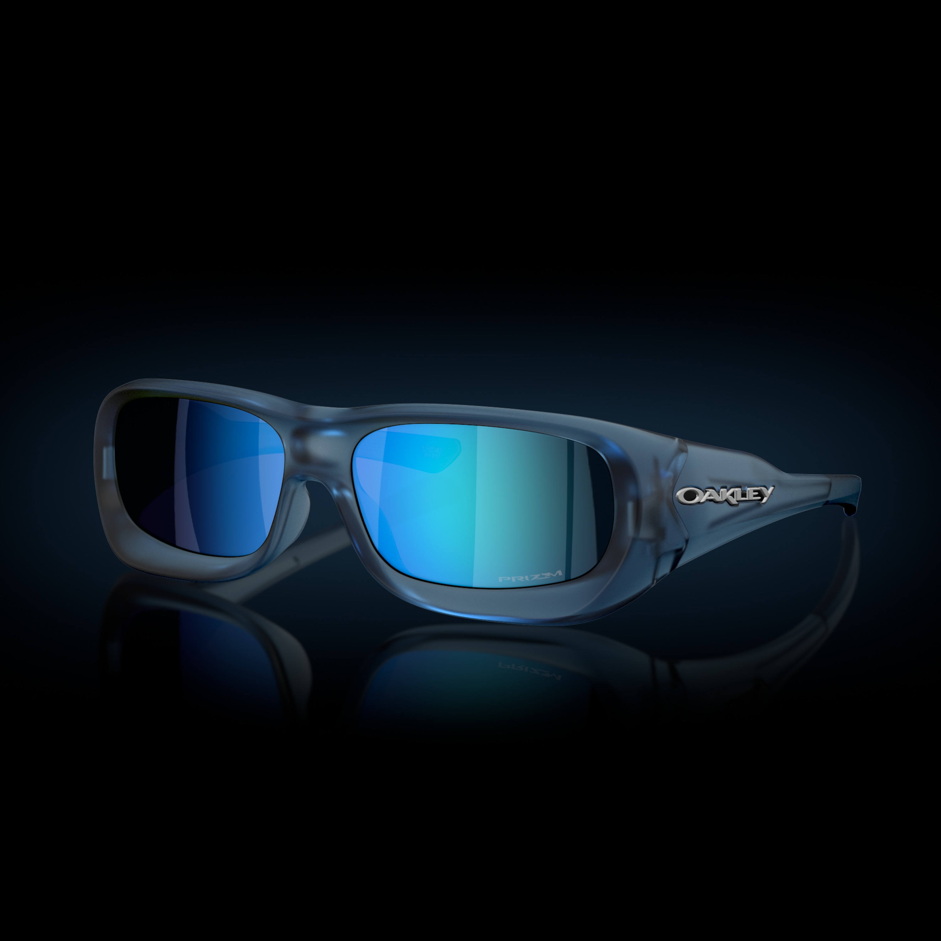 De Soto Prizm Sapphire Lenses, Matte Trans Stonewash Frame Sunglasses ...