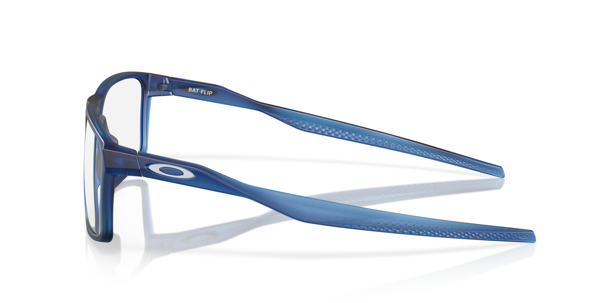 Oakley Bat Flip Eyeglasses with Matte Transparent Blue Frame | Oakley® US